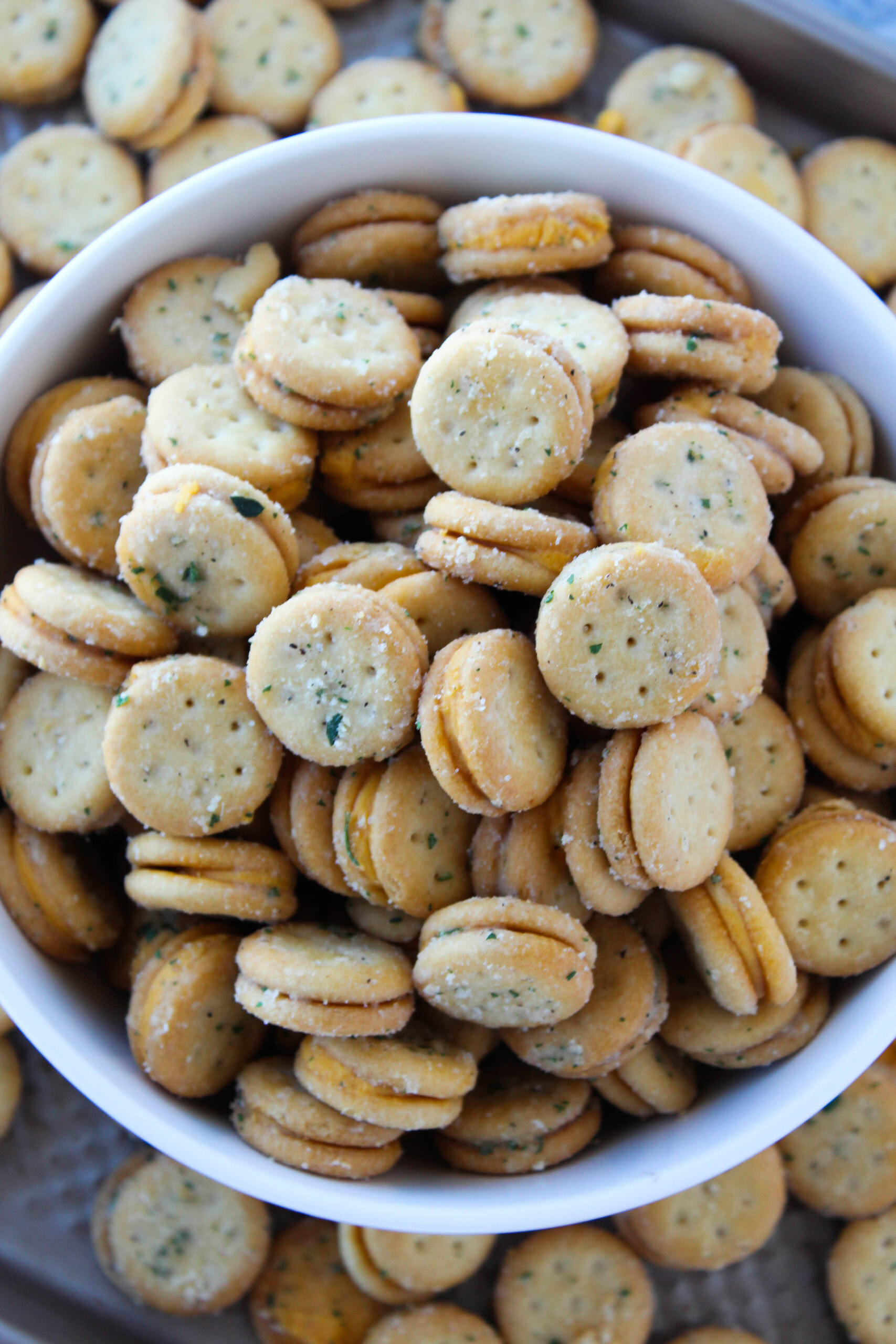 Cheesy Ranch Crackers | Baking You Happier