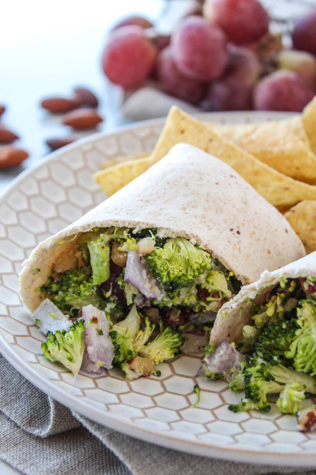 Broccoli Salad Wrap | Baking You Happier