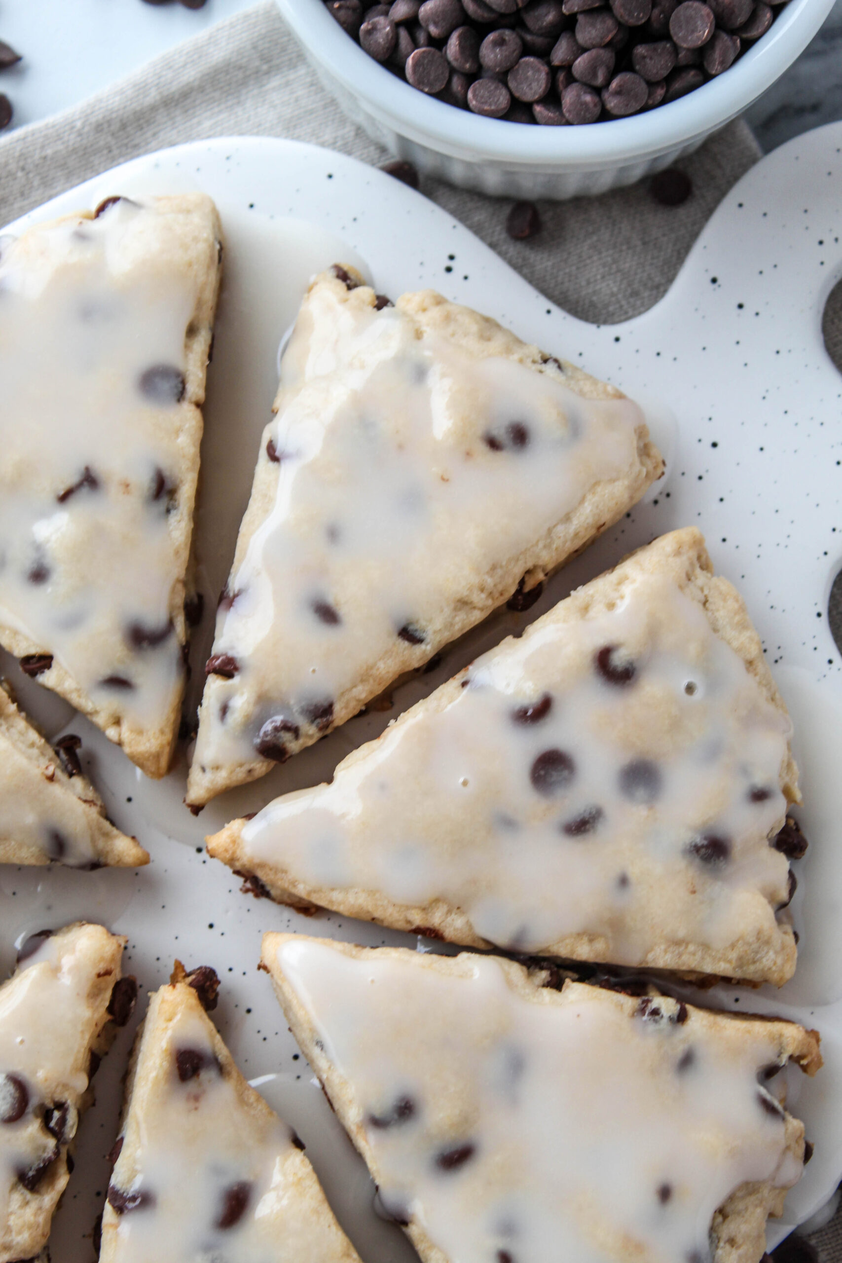 Mini-Chocolate Chip Scones | Baking You Happier