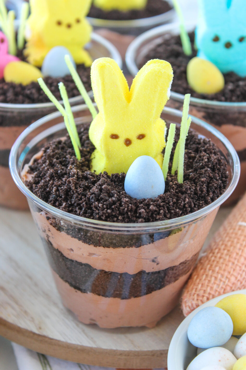Easter Oreo Dirt Cake Cups | Baking You Happier