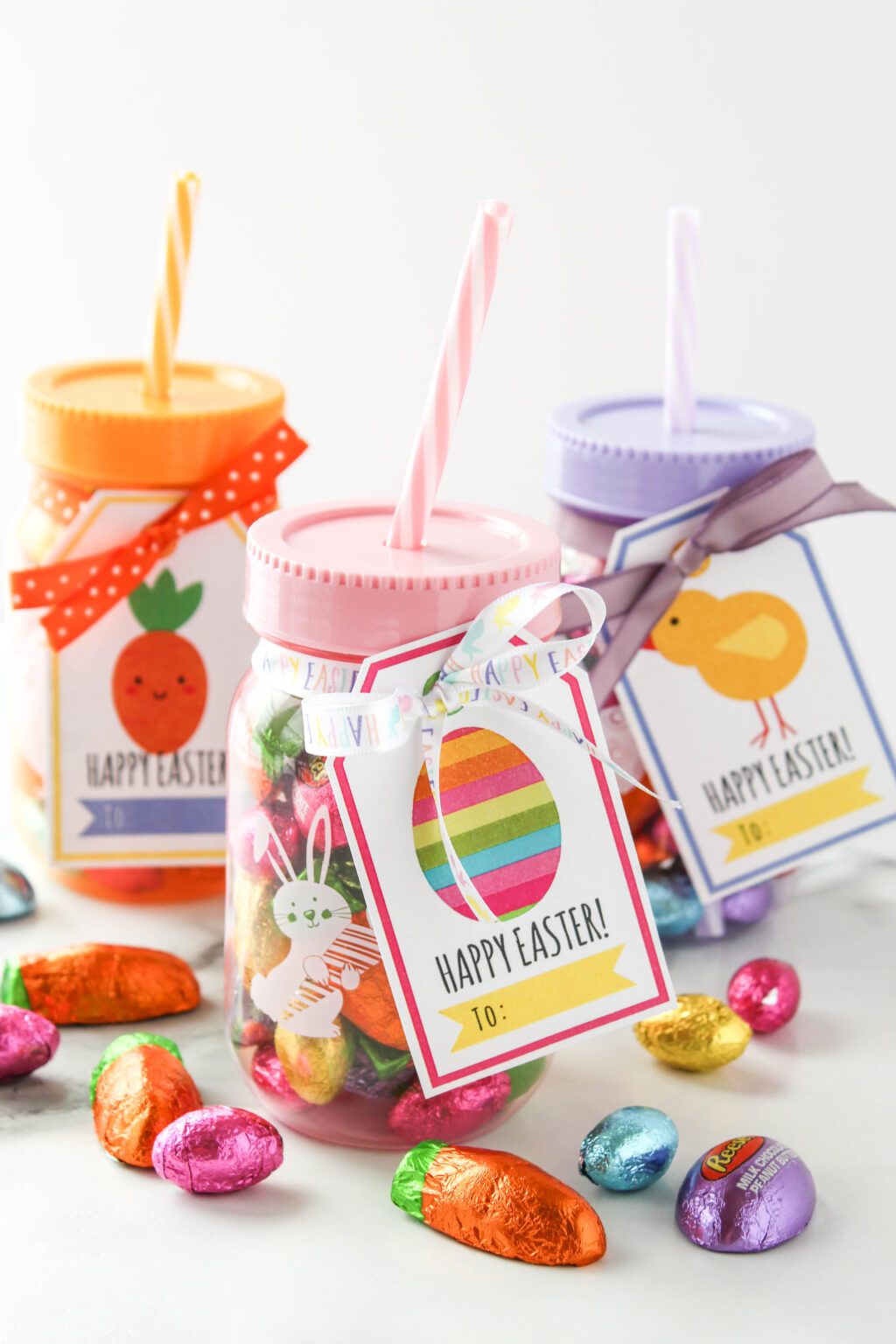 Free Printable Easter Gift Tags - Baking You Happier