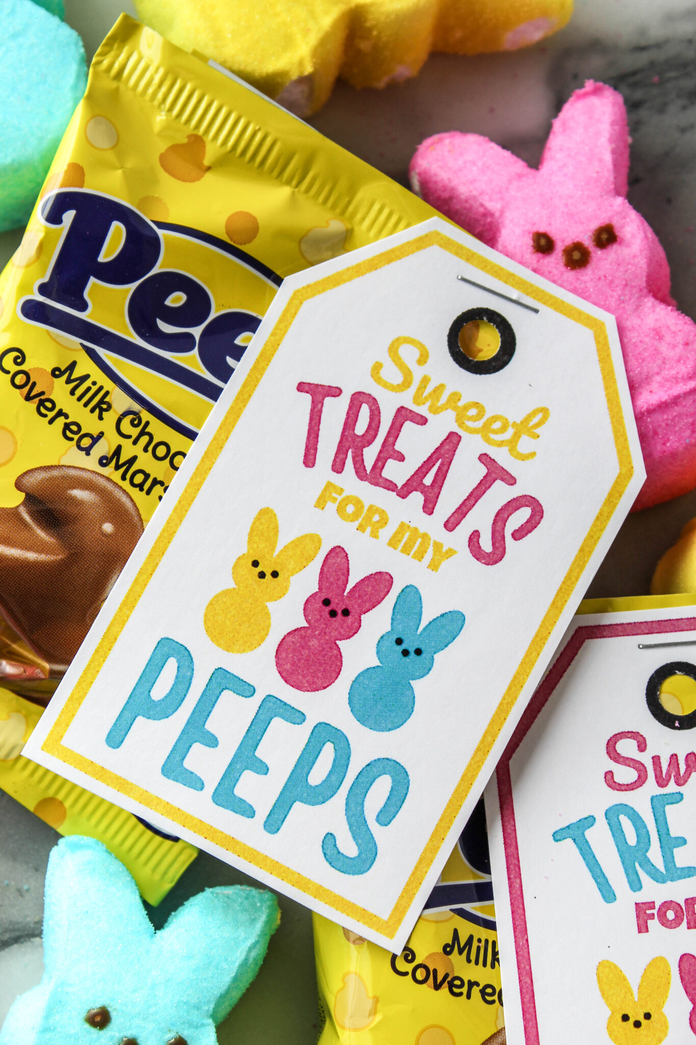 Sweet Treats for My Peeps Free Printable Gift Tags - Baking You Happier