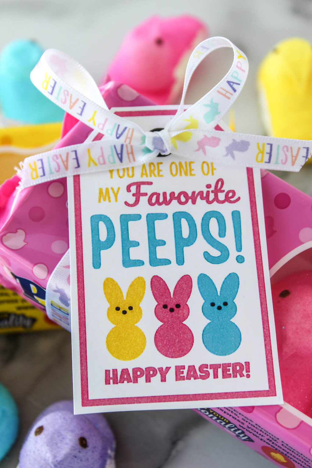 You are One of My Favorite Peeps Free Printable Gift Tags - Baking You ...