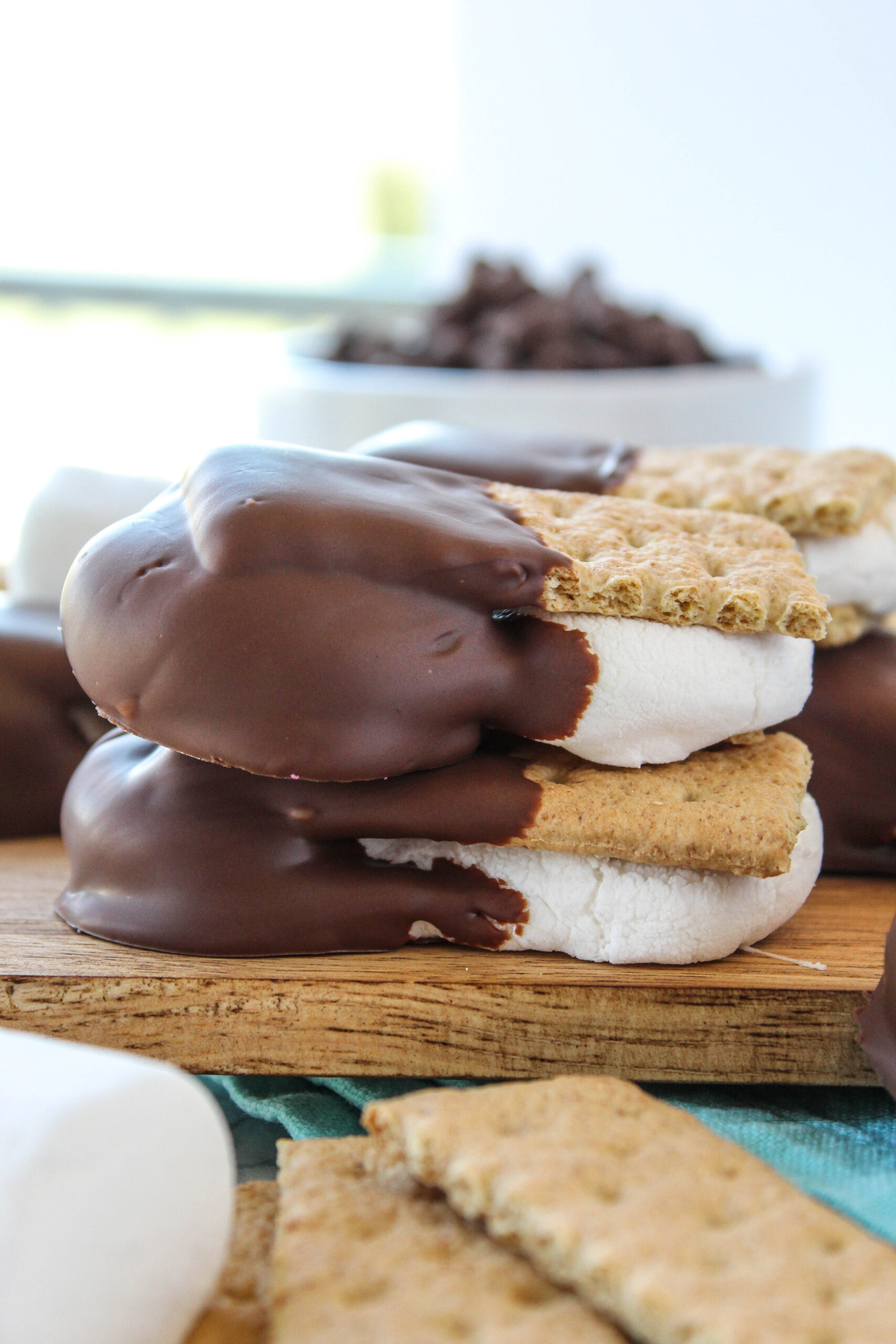 S'mores Graham Cracker Cookies | Baking You Happier