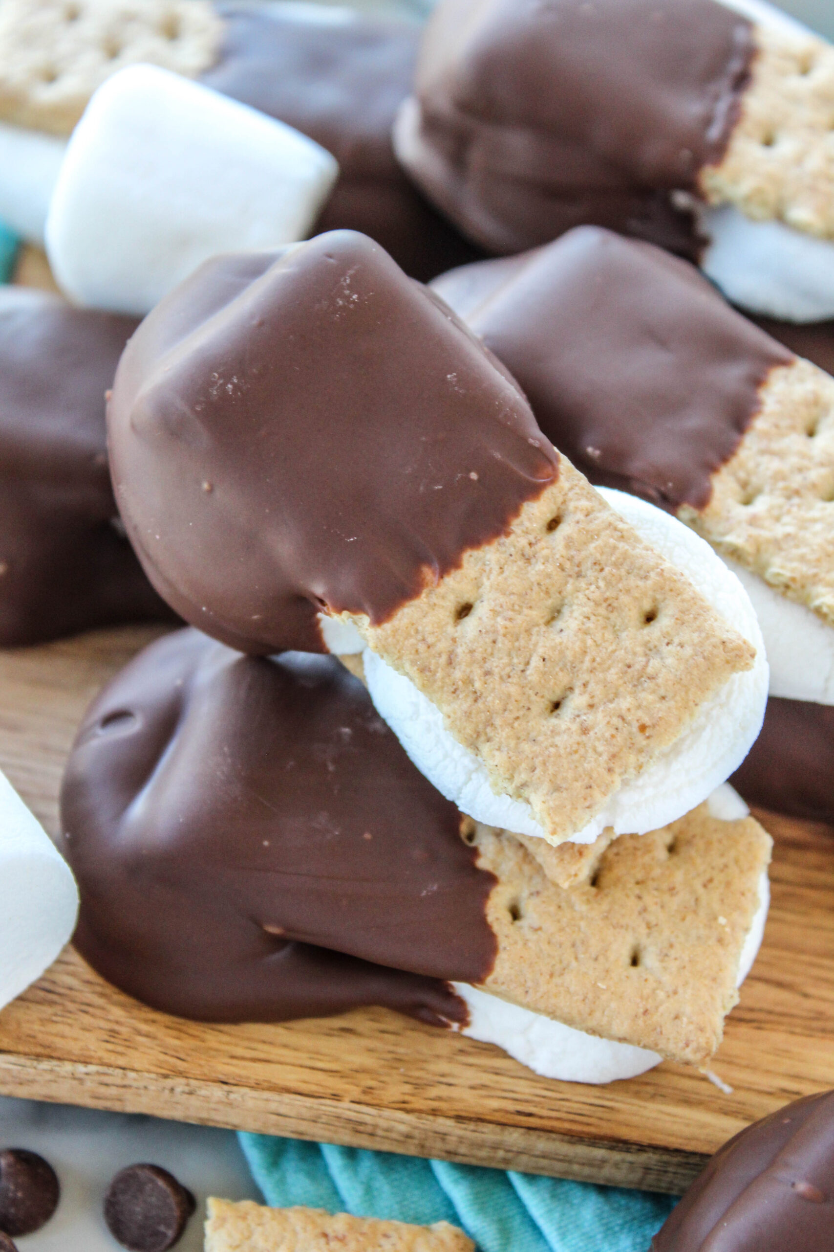 S'mores Graham Cracker Cookies | Baking You Happier