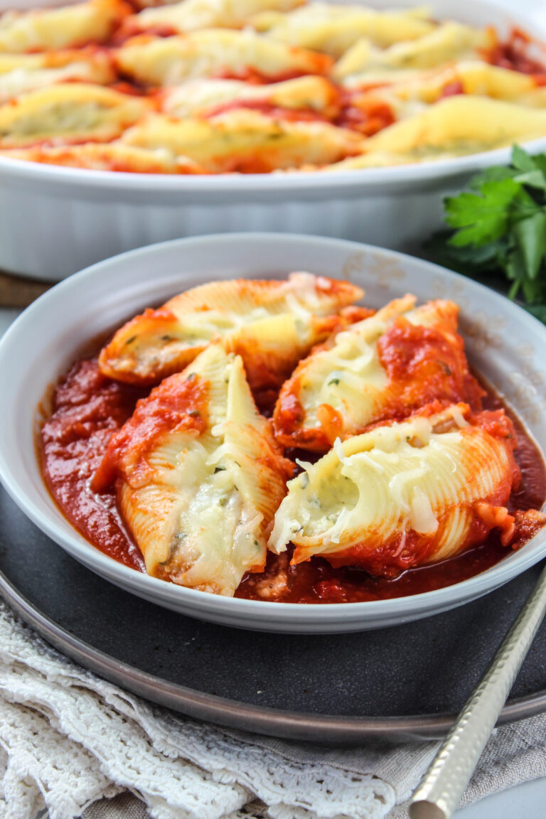 Easy Stuffed Shells | Baking You Happier