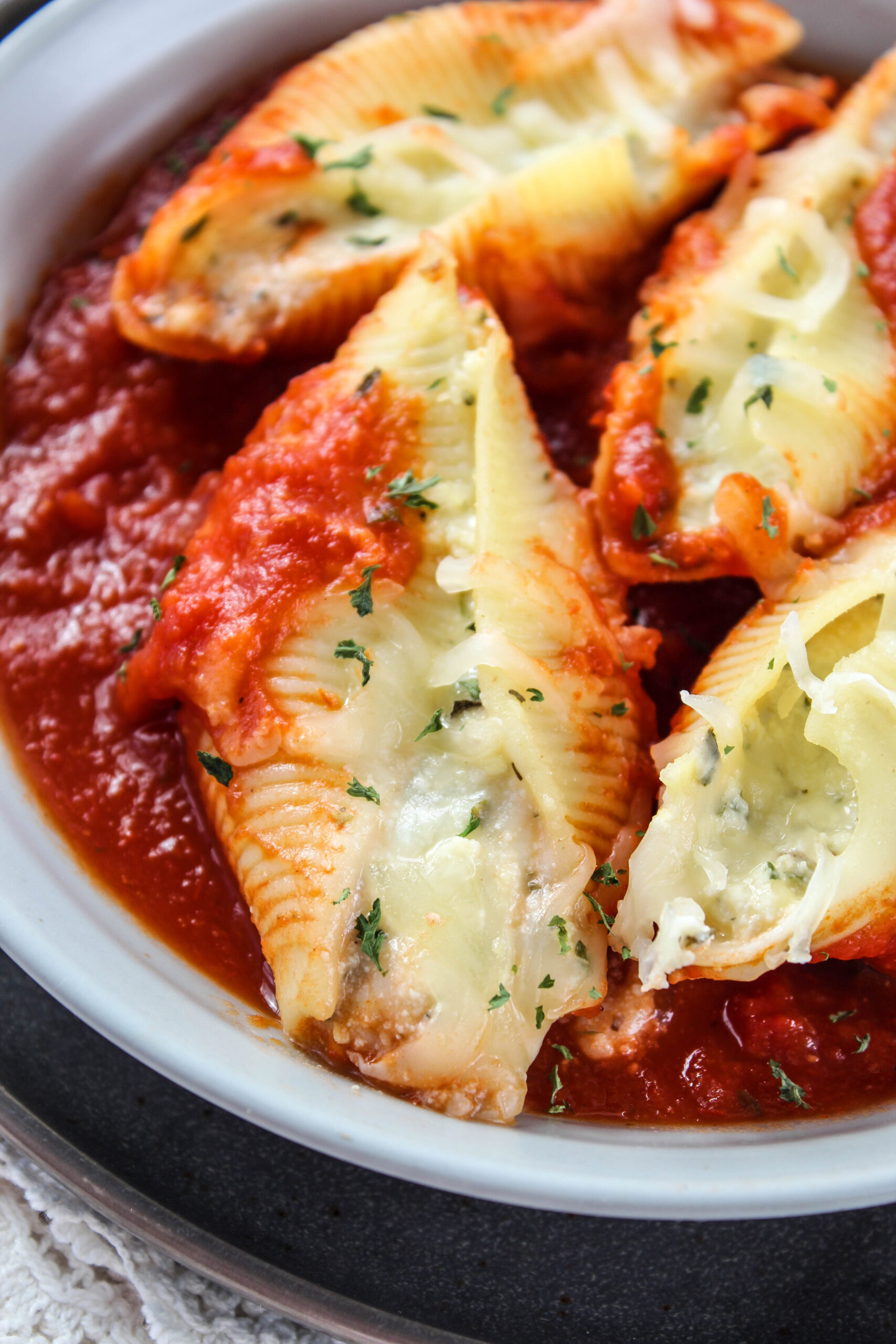 Easy Stuffed Shells | Baking You Happier
