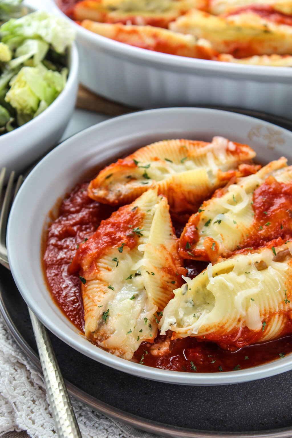 Easy Stuffed Shells | Baking You Happier
