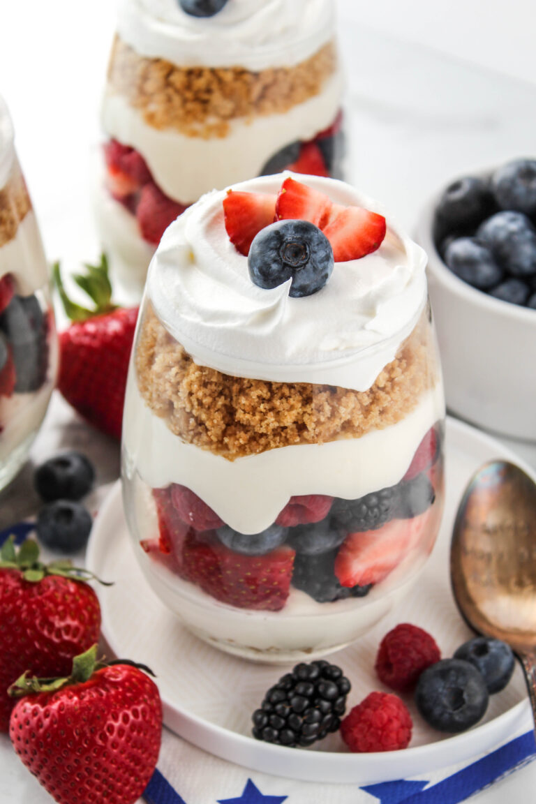 Berry Cheesecake Parfaits | Baking You Happier