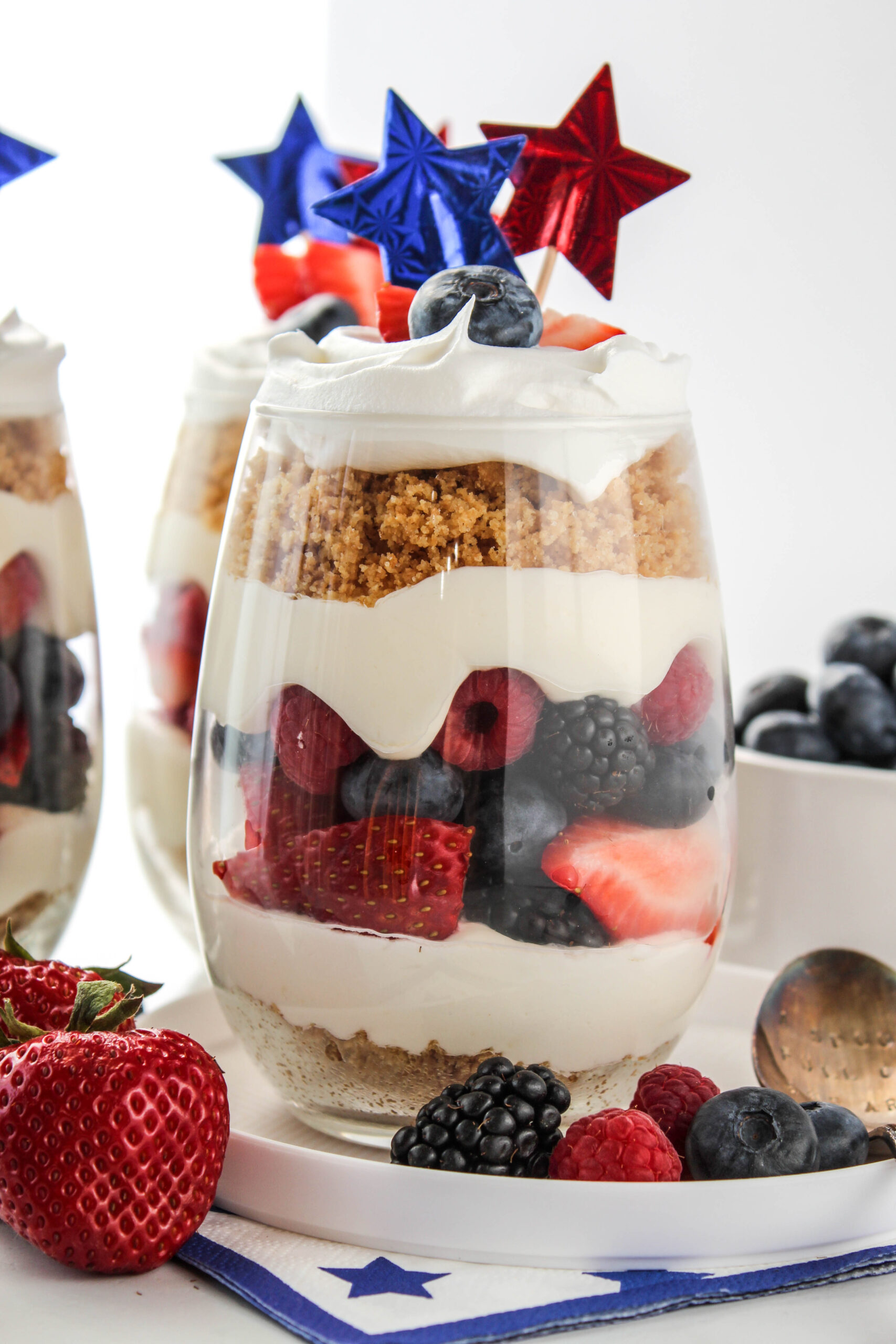 Berry Cheesecake Parfaits - Baking You Happier
