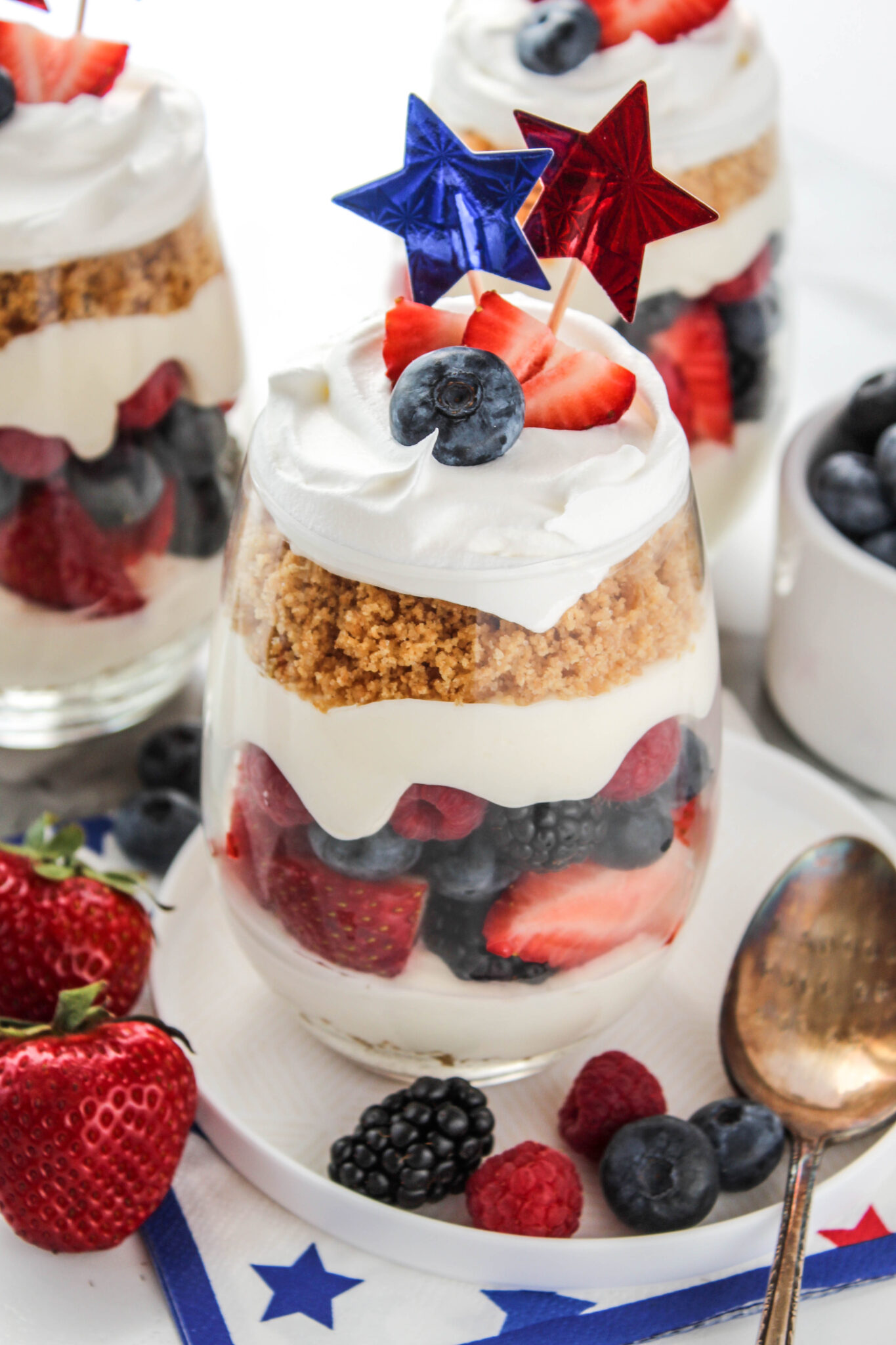 Berry Cheesecake Parfaits | Baking You Happier