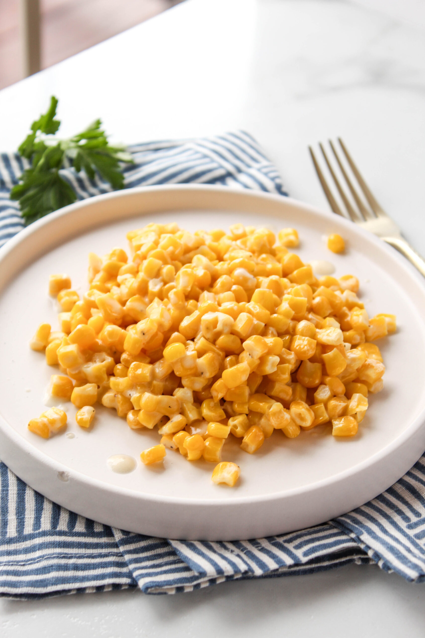 Honey Butter Skillet Corn | Baking You Happier