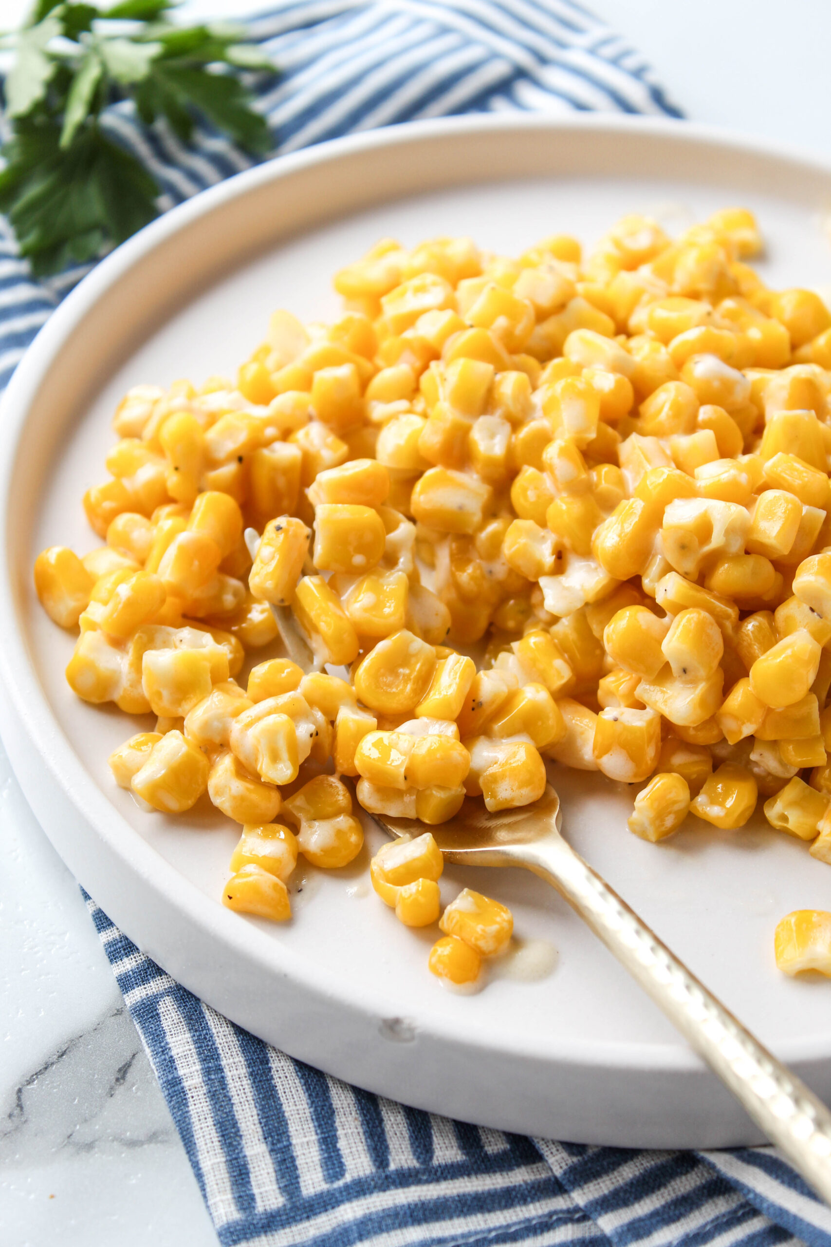 Honey Butter Skillet Corn | Baking You Happier