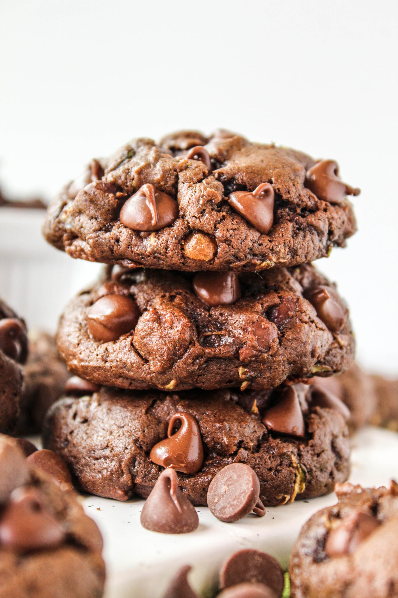Chocolate Zucchini Cookies | Baking You Happier