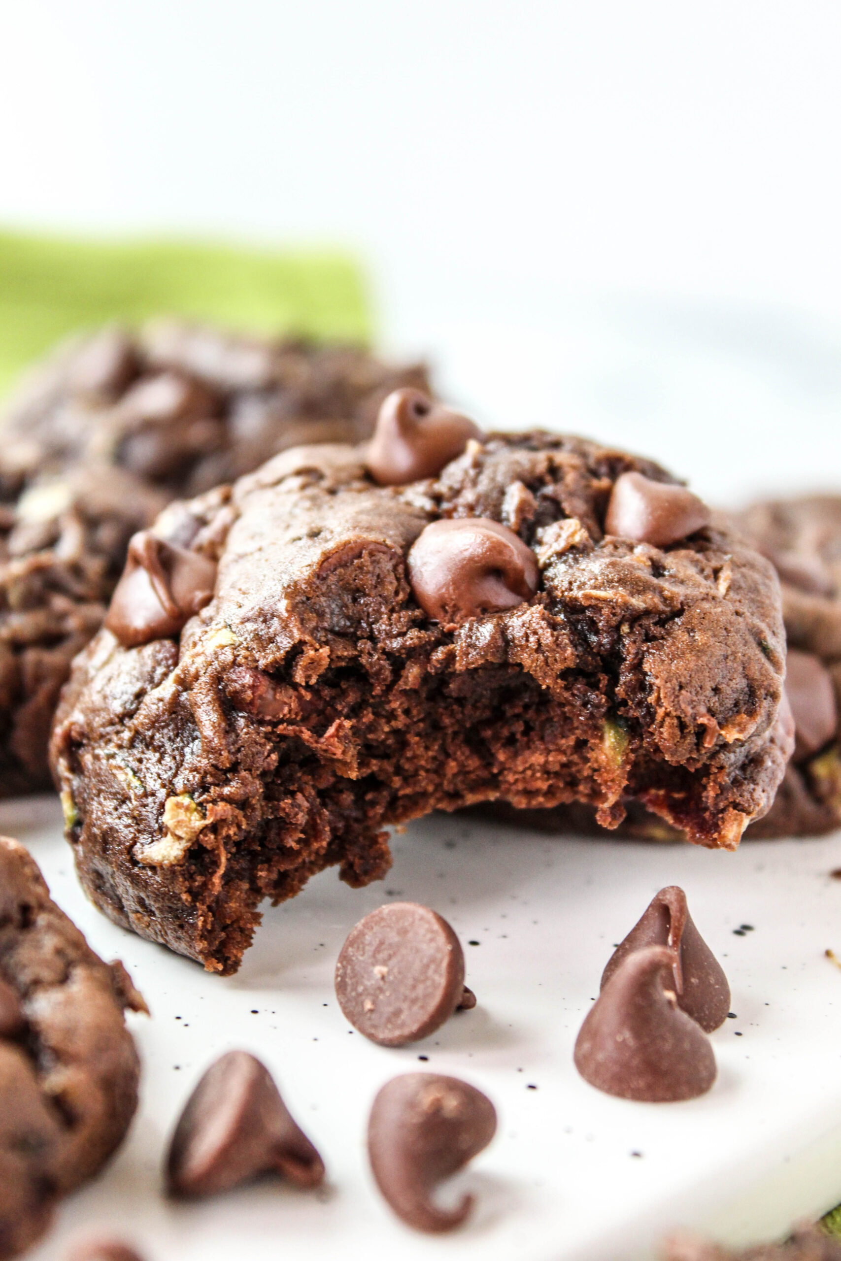 Chocolate Zucchini Cookies | Baking You Happier