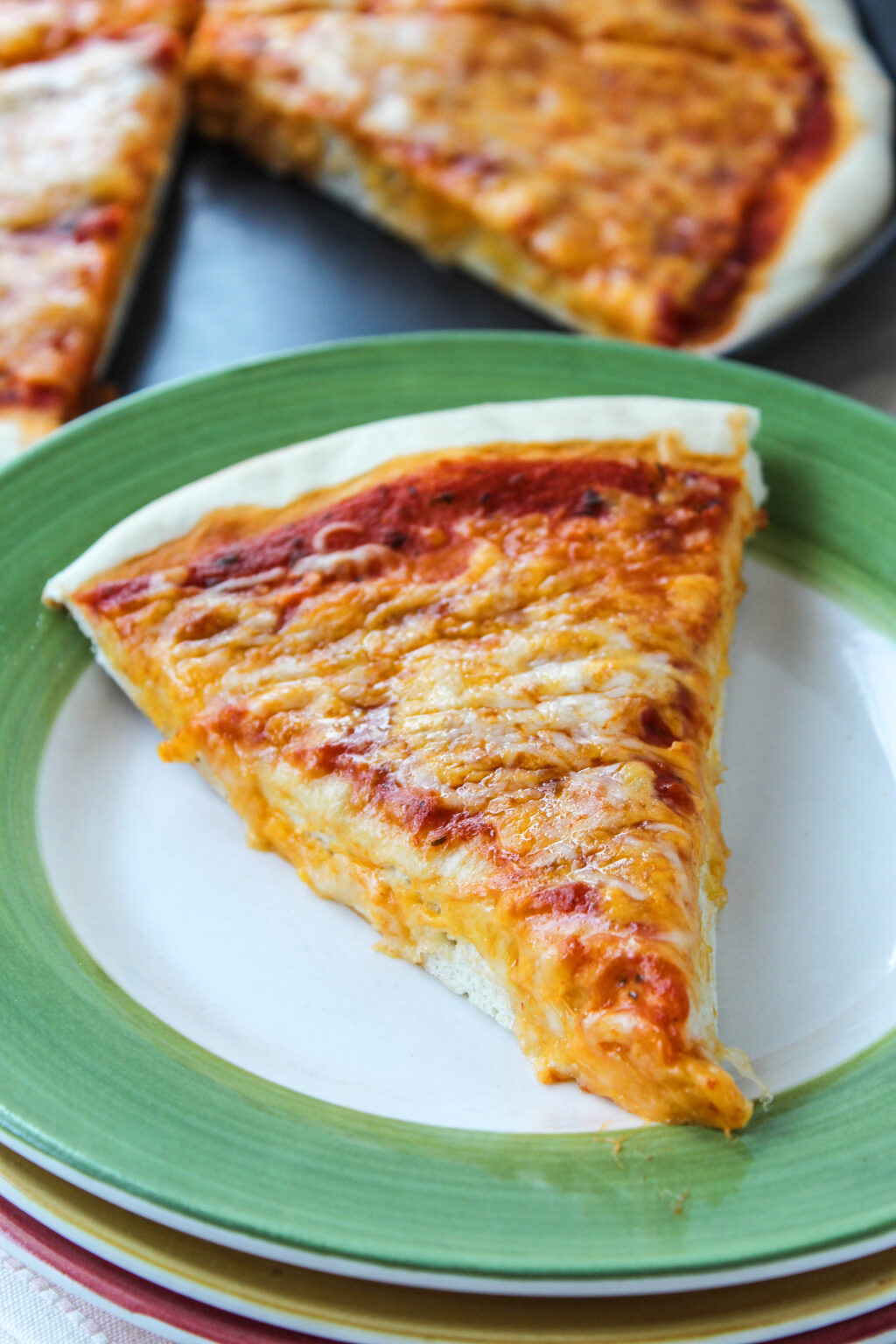 Homemade Cheese Pizza | Baking You Happier