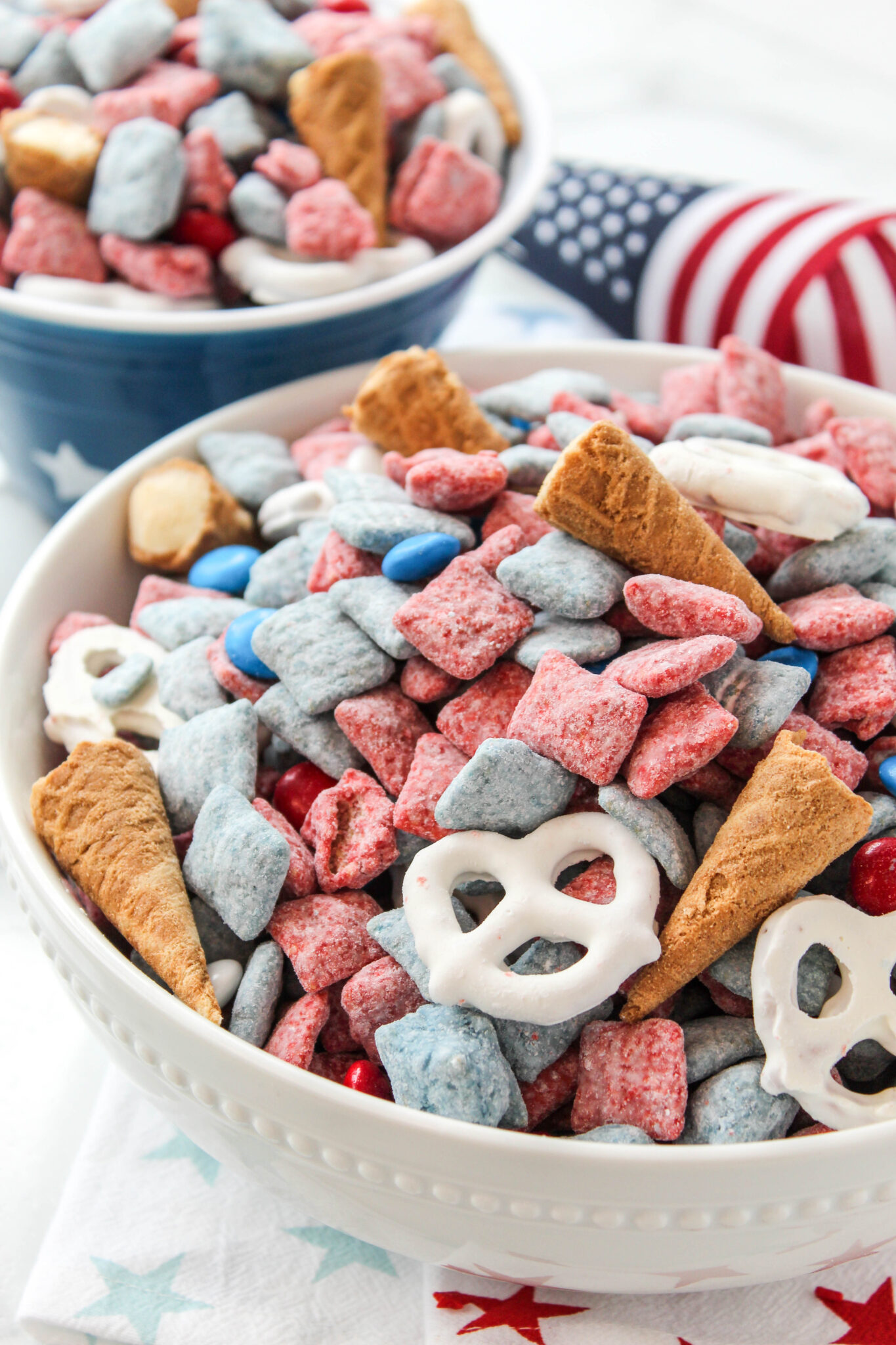 4th of July Snack Mix | Baking You Happier