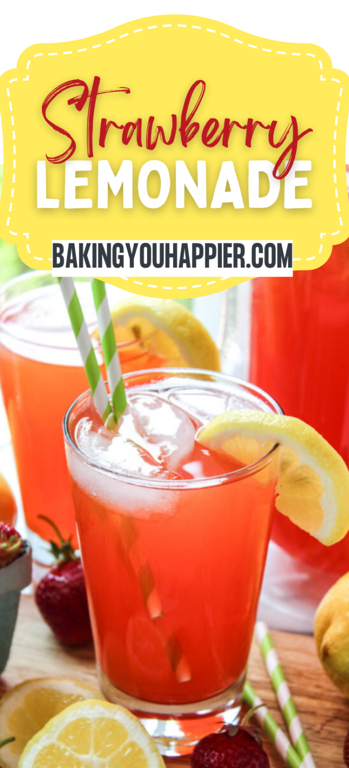 Strawberry Lemonade | Baking You Happier