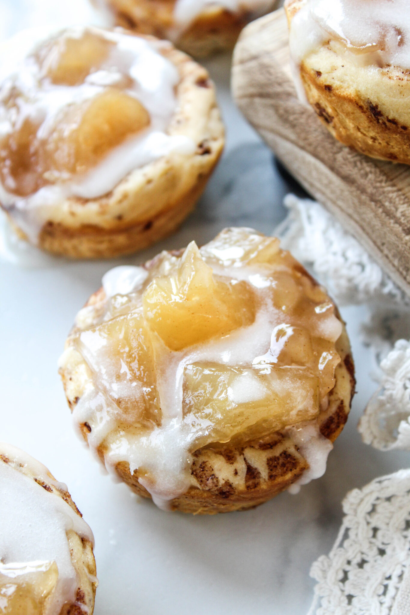 2-Ingredient Apple Pie Cups - Baking You Happier