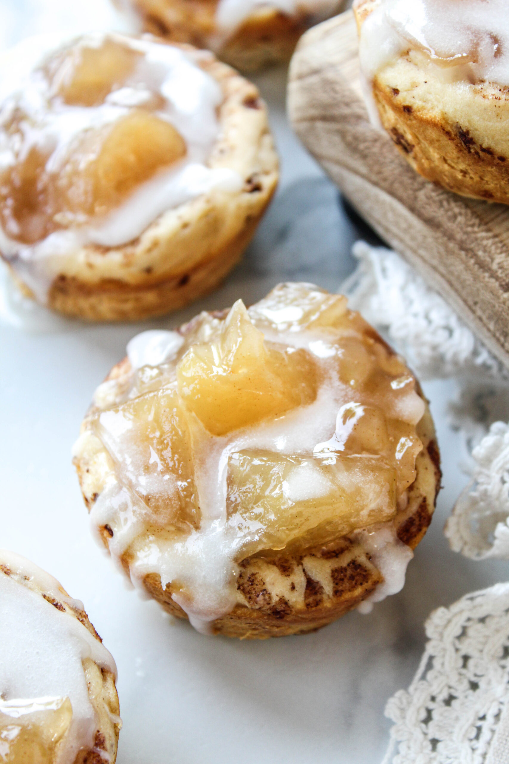 2-Ingredient Apple Pie Cups - Baking You Happier