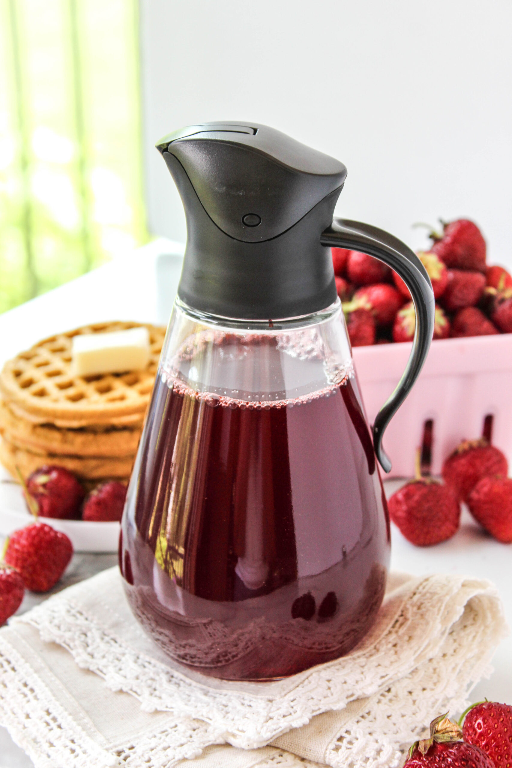 Strawberry Syrup - Baking You Happier