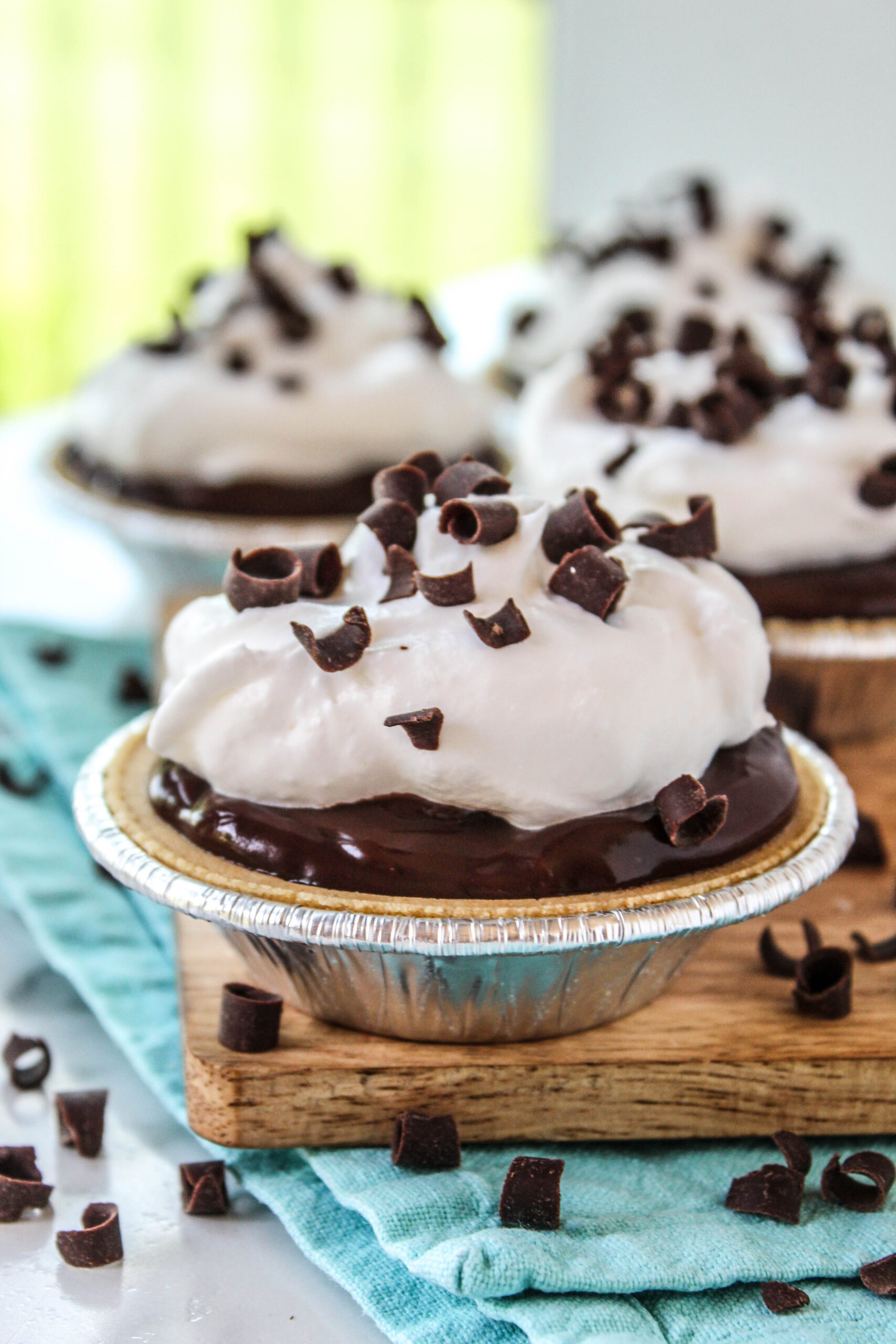 Mini-Chocolate Pudding Pies | Baking You Happier