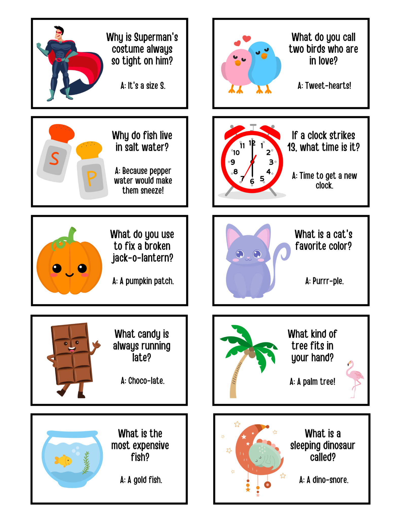 Free Printable Lunch Box Jokes | Baking You Happier