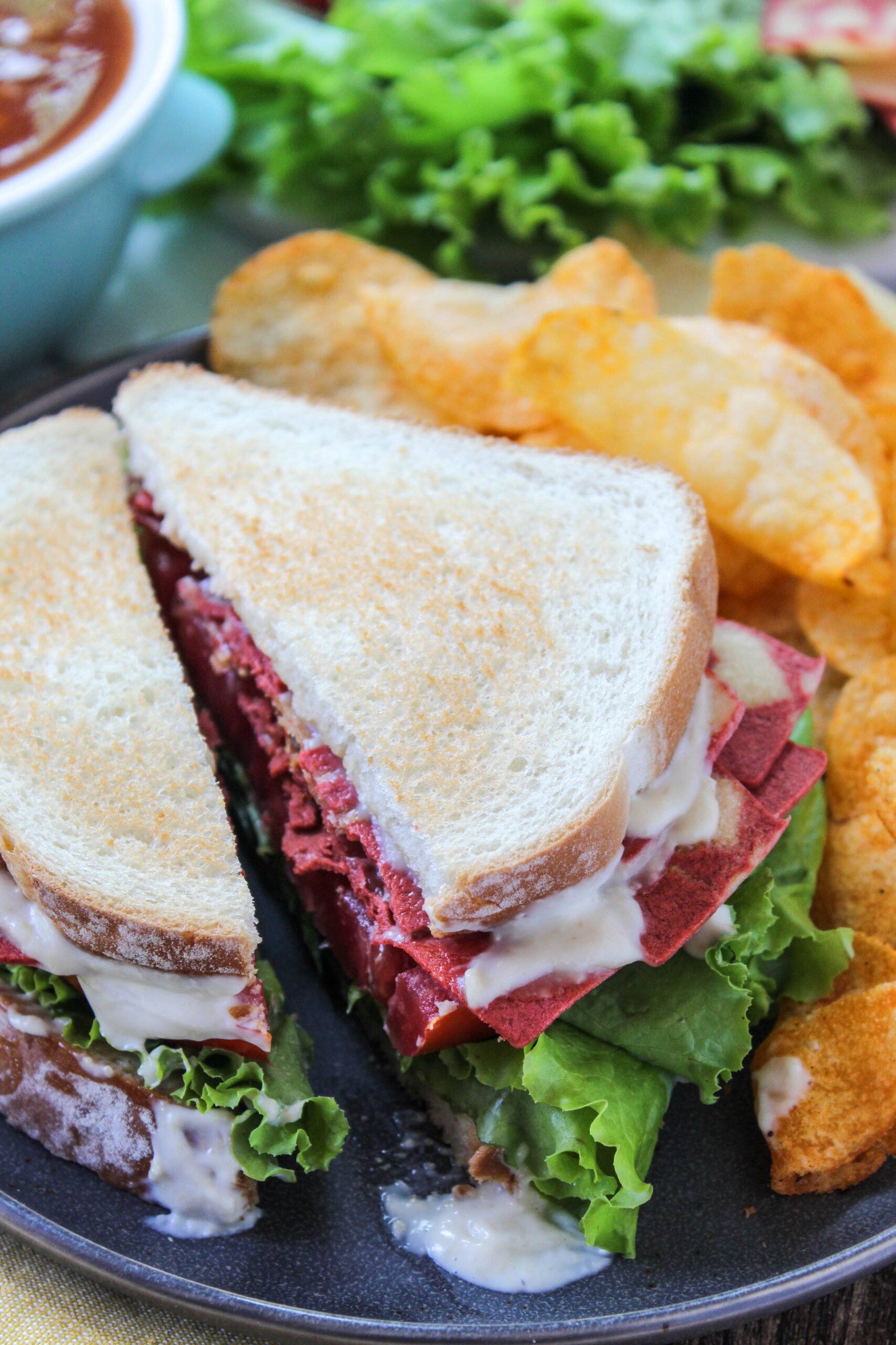 Vegetarian BLT - Baking You Happier