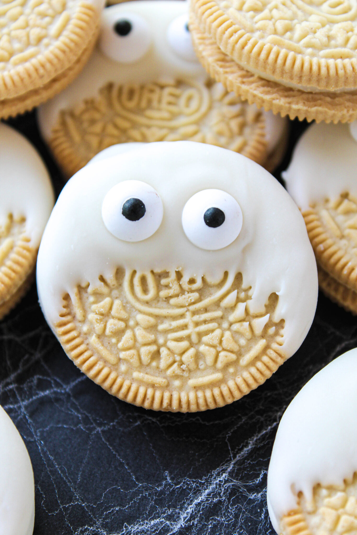 Oreo Ghost Cookies | Baking You Happier