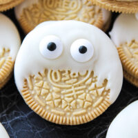 Oreo Ghost Cookies - Baking You Happier