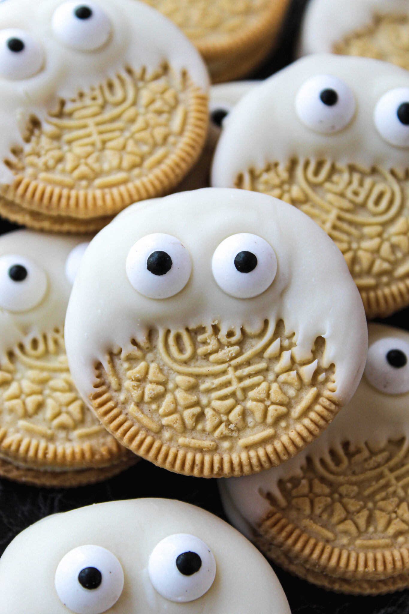 Oreo Ghost Cookies - Baking You Happier