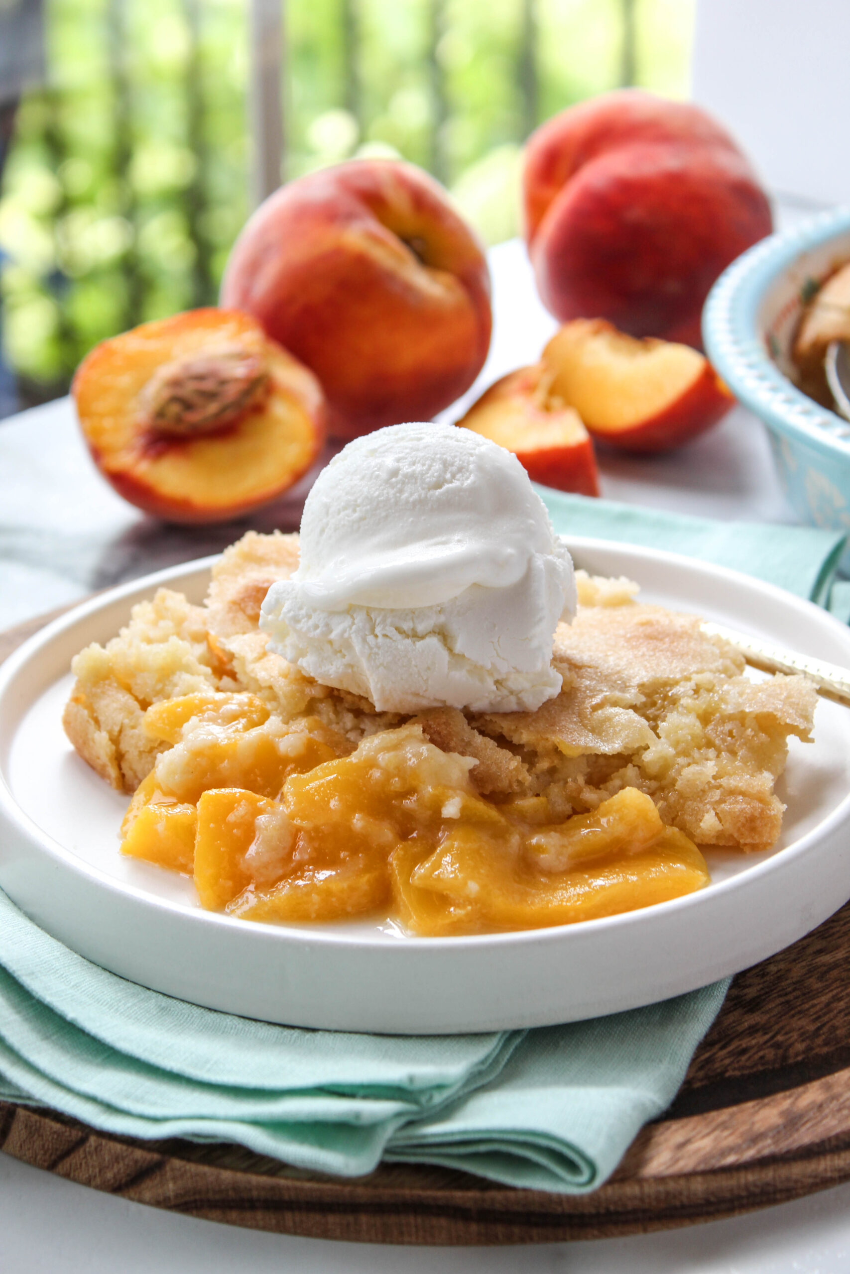 Peach Cobbler | Baking You Happier