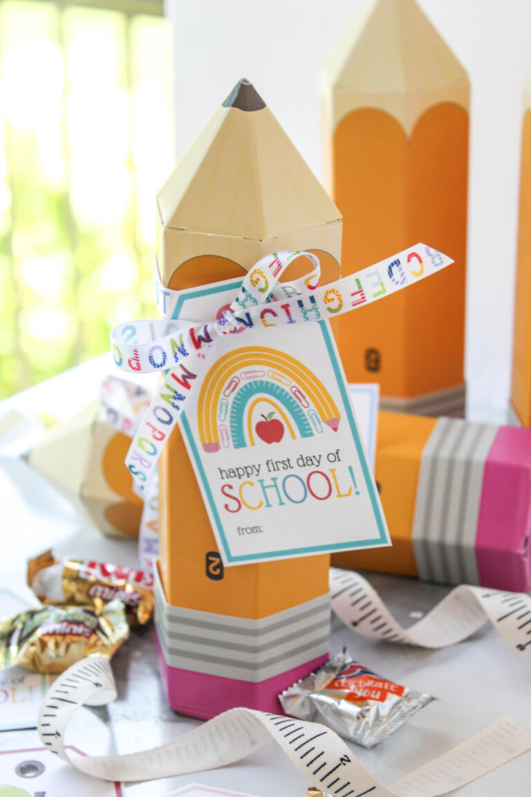 Happy First Day of School Free Printable Gift Tags - Baking You Happier