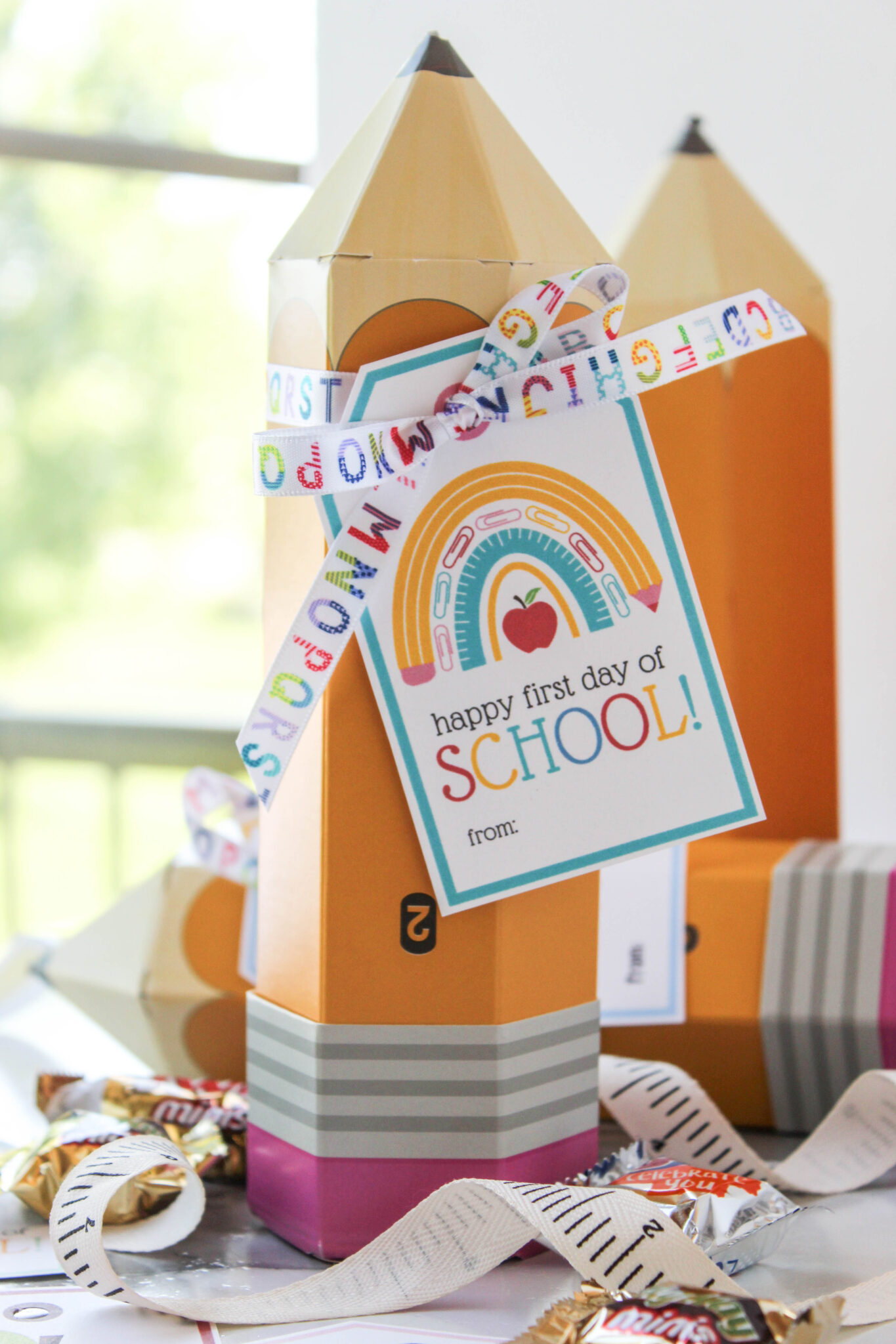 Happy First Day of School Free Printable Gift Tags | Baking You Happier