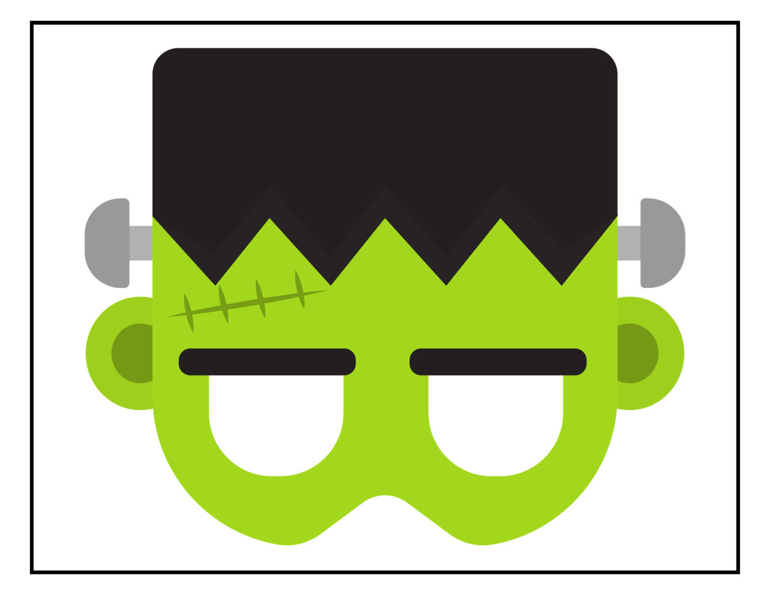 Free Printable Halloween Masks | Baking You Happier