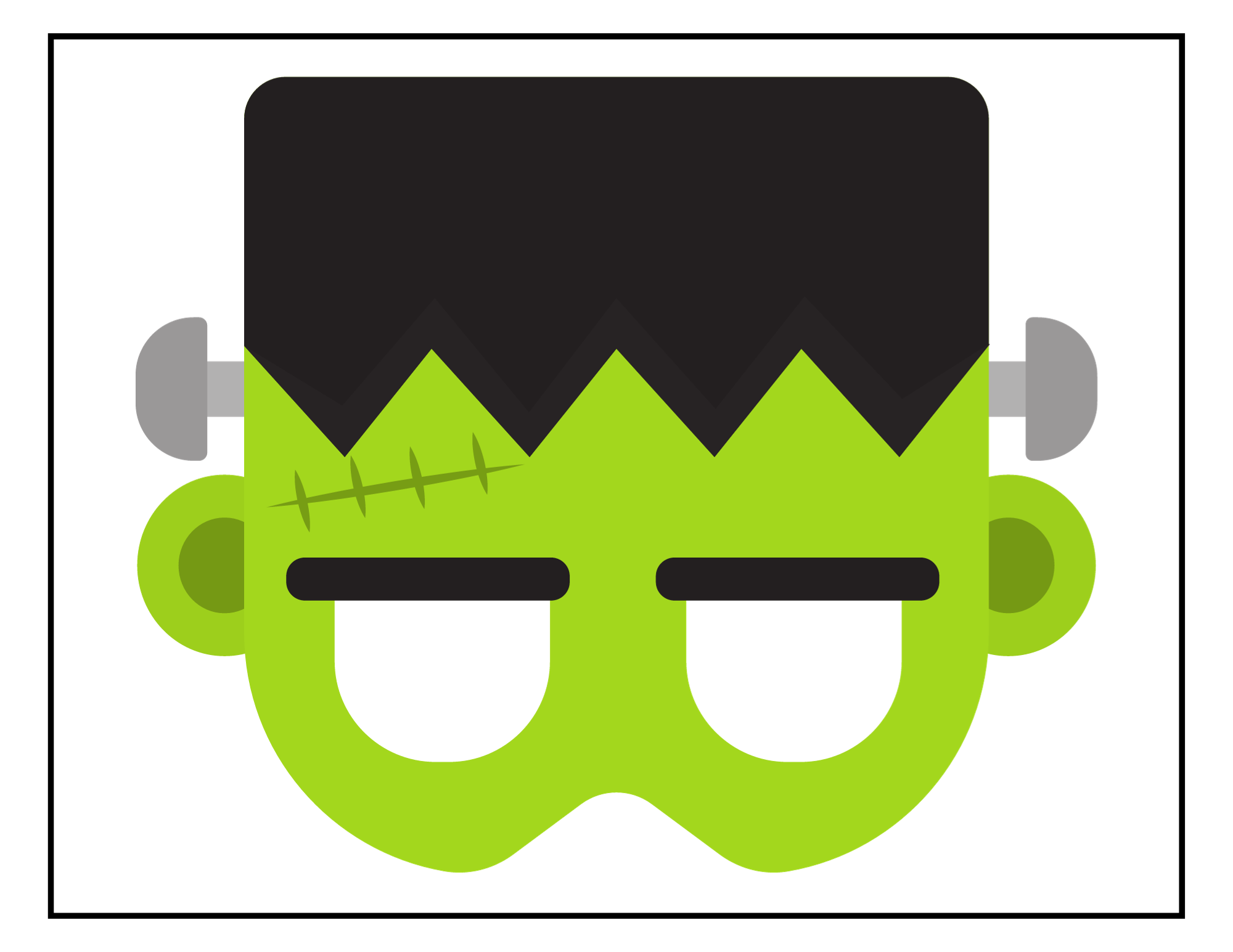 Free Printable Halloween Masks | Baking You Happier