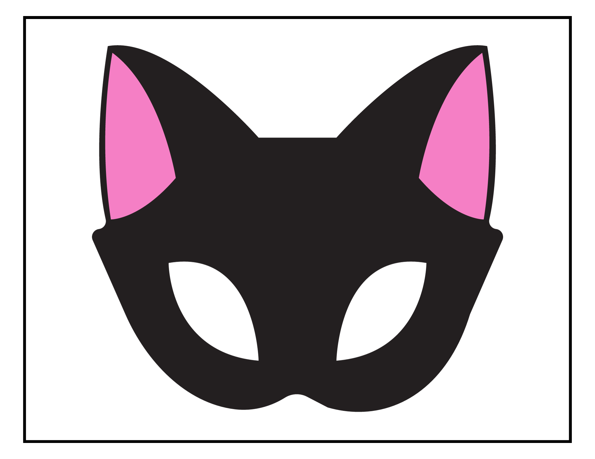 Free Printable Halloween Masks - Baking You Happier