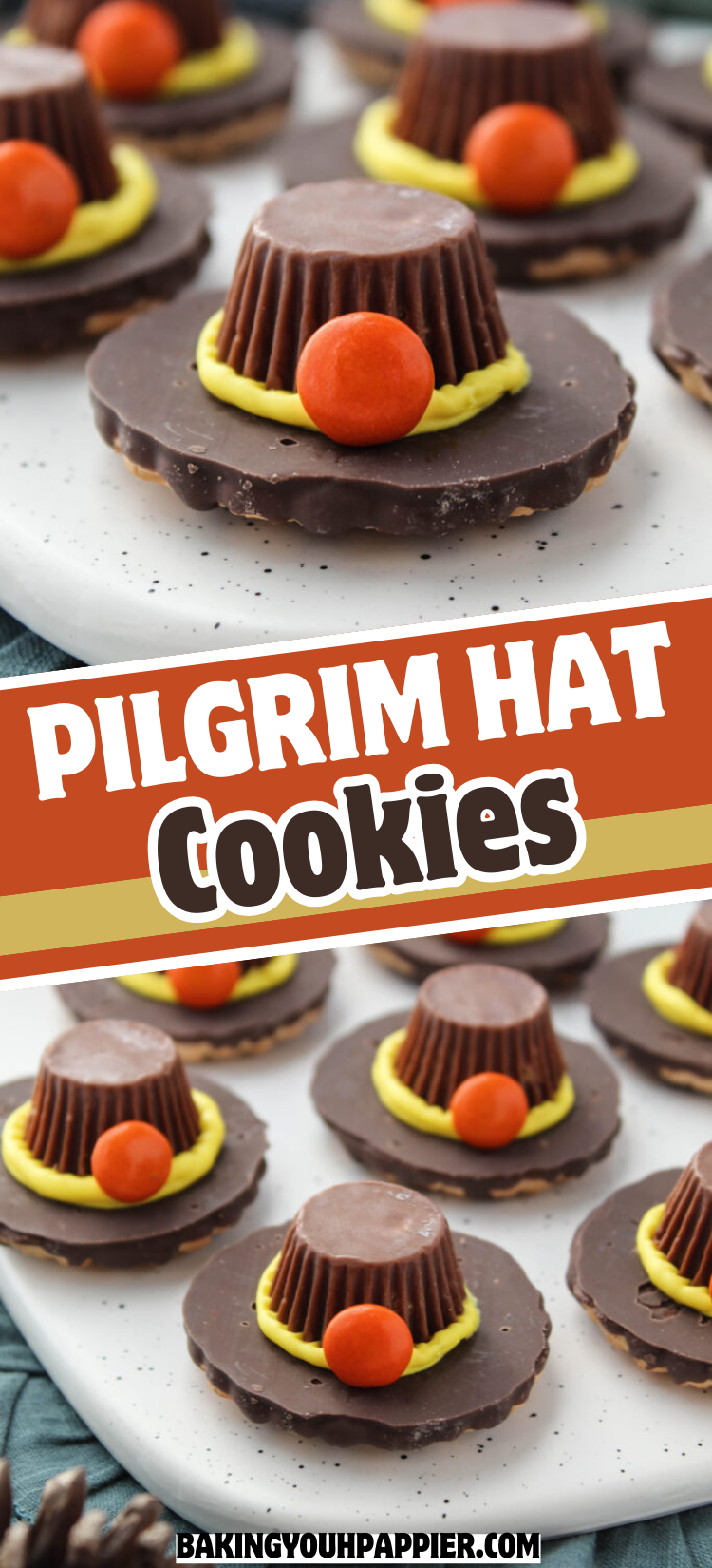 Pilgrim Hat Cookies | Baking You Happier