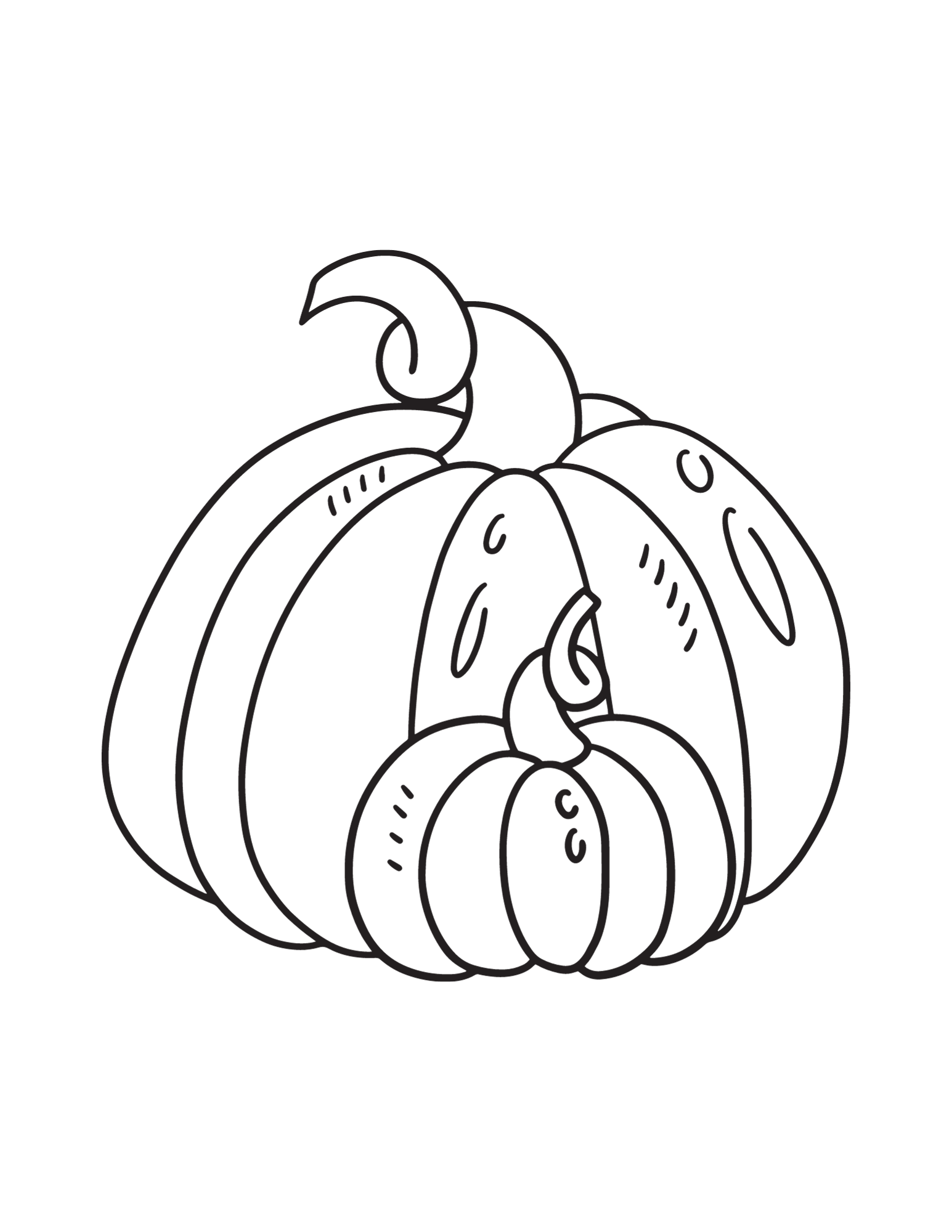 Free Printable Thanksgiving Coloring Book | Baking You Happier