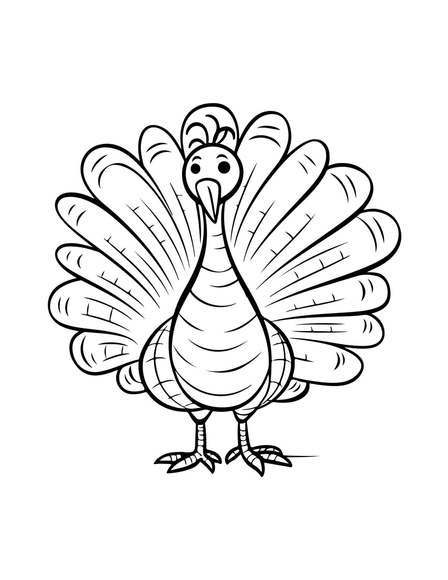 Free Printable Thanksgiving Coloring Book | Baking You Happier