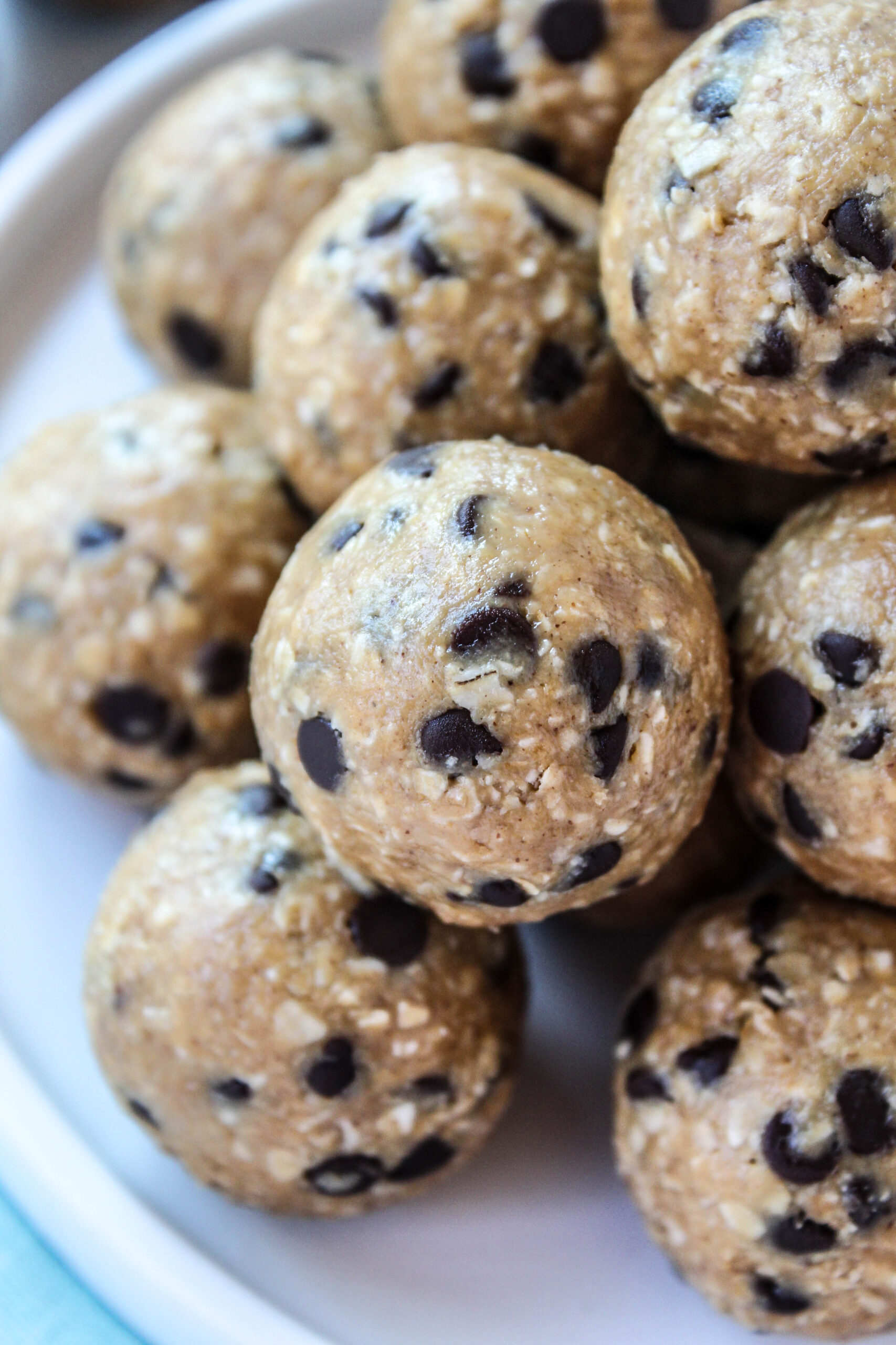 Chocolate Chip Energy Balls - Baking You Happier