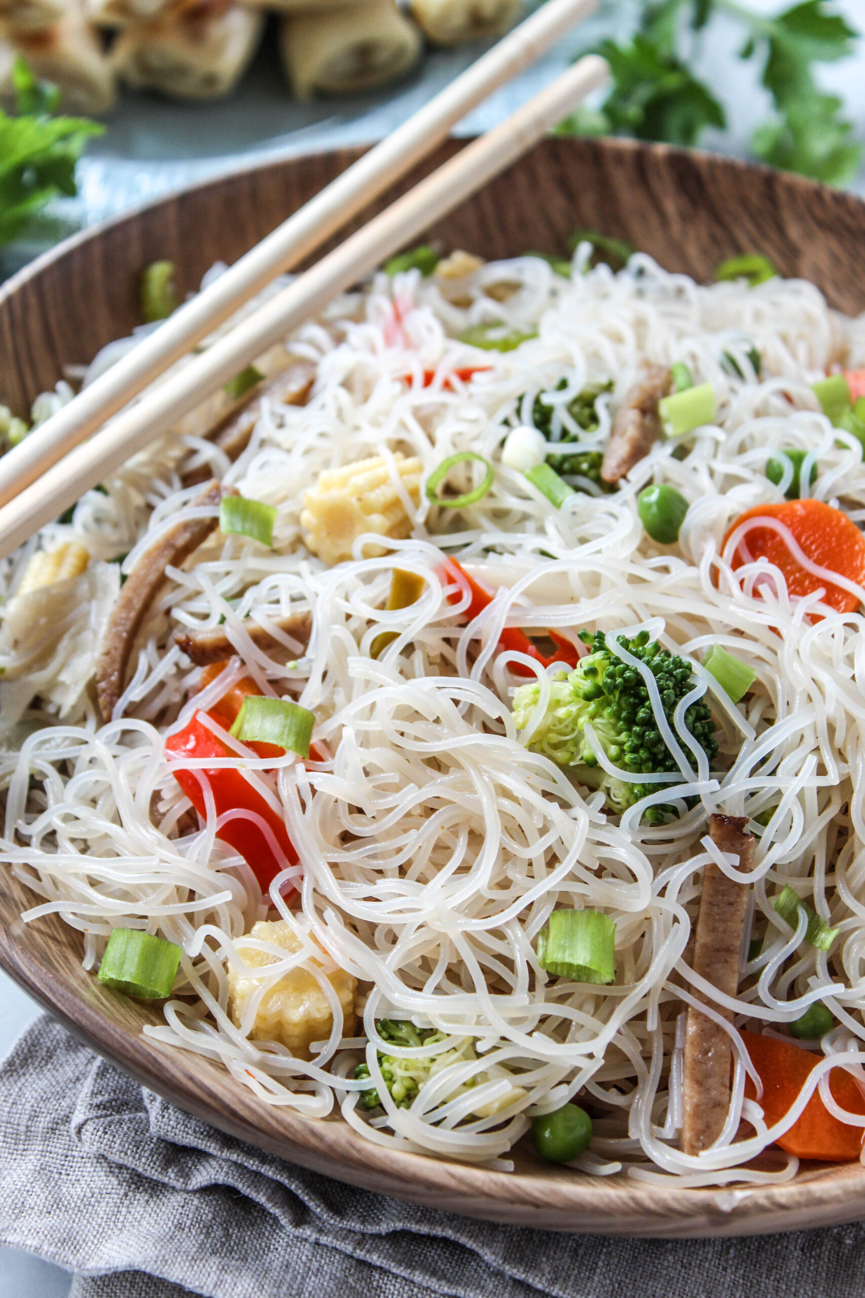 Vegetarian Pancit | Baking You Happier
