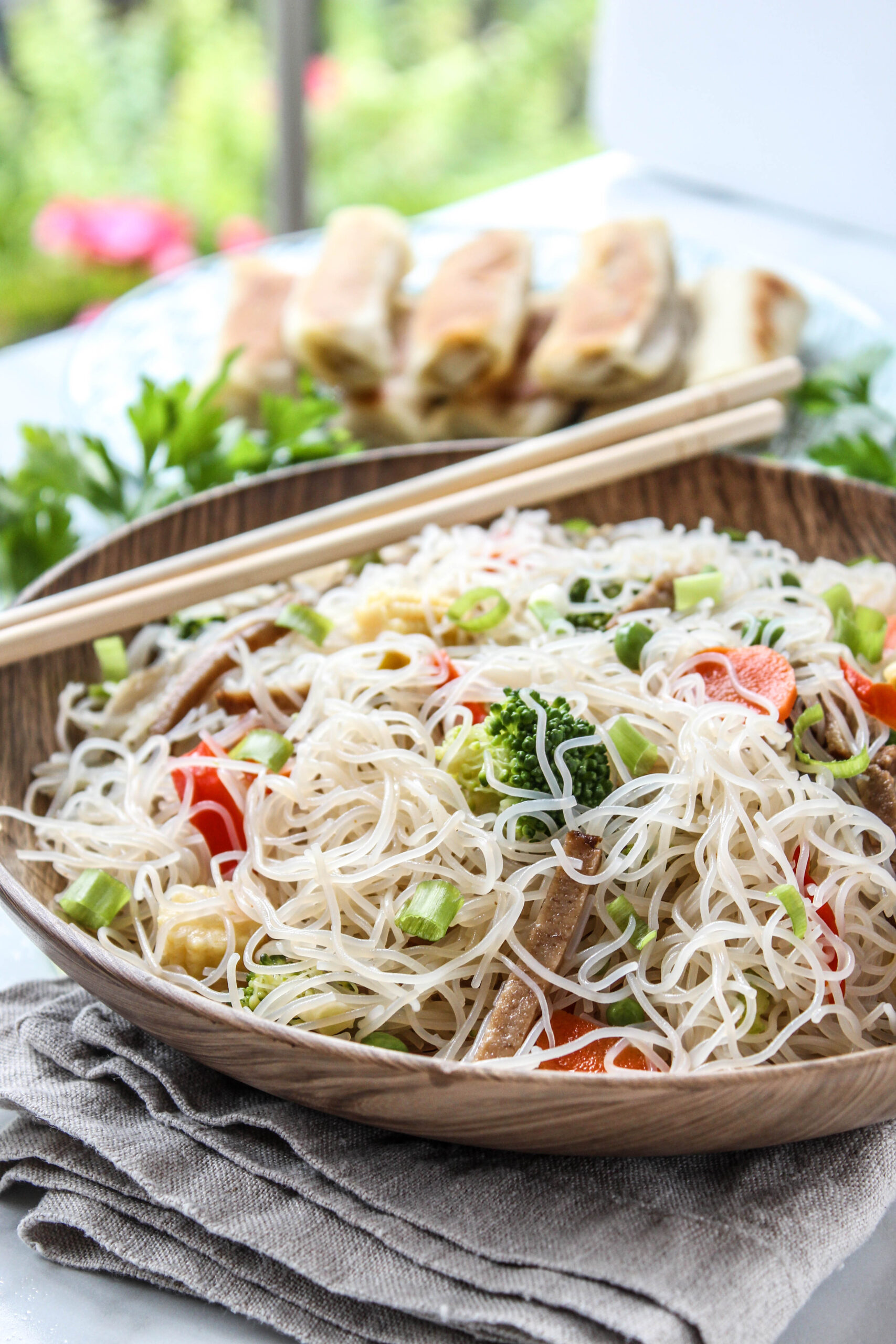 Vegetarian Pancit | Baking You Happier