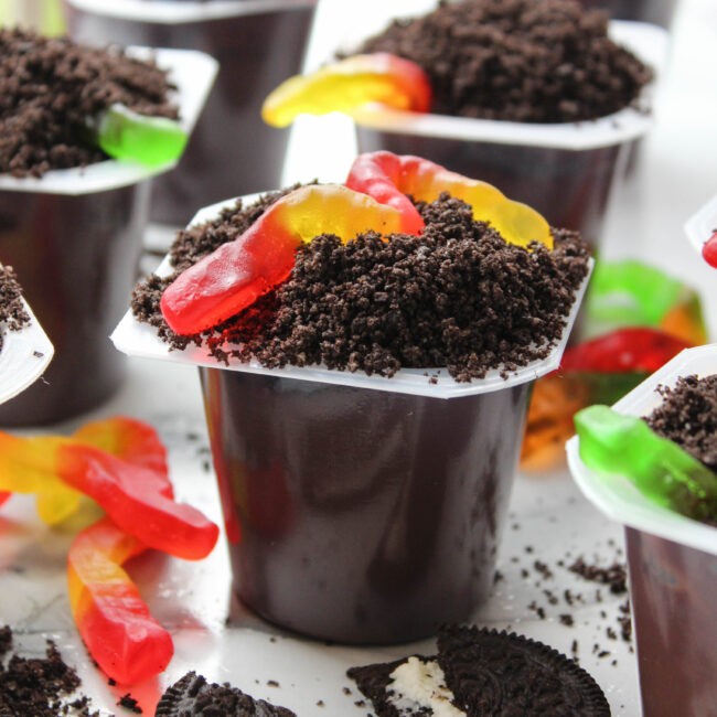 Dirt Cake Pudding Cups - Baking You Happier