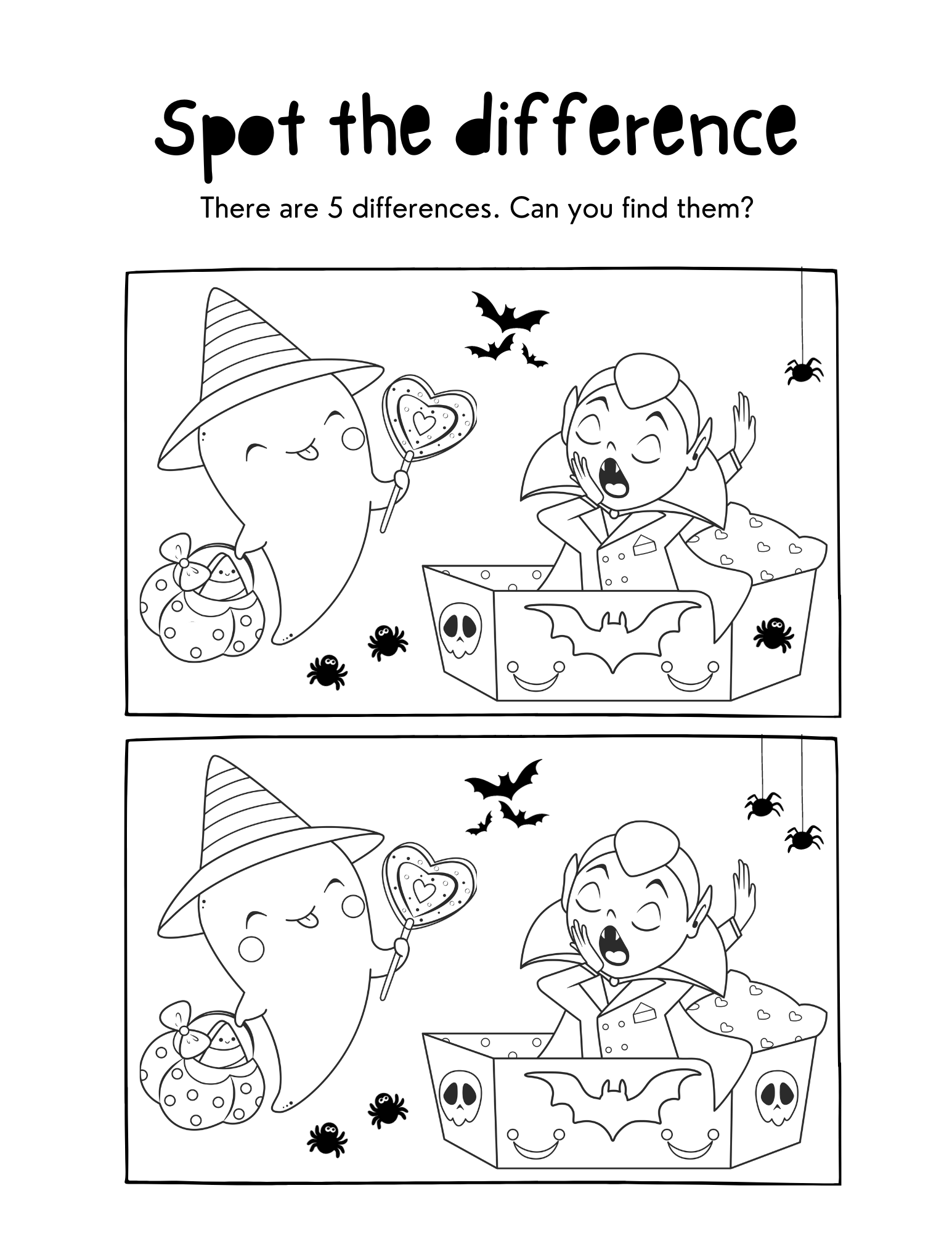 Free Printable Halloween Activity Sheets | Baking You Happier