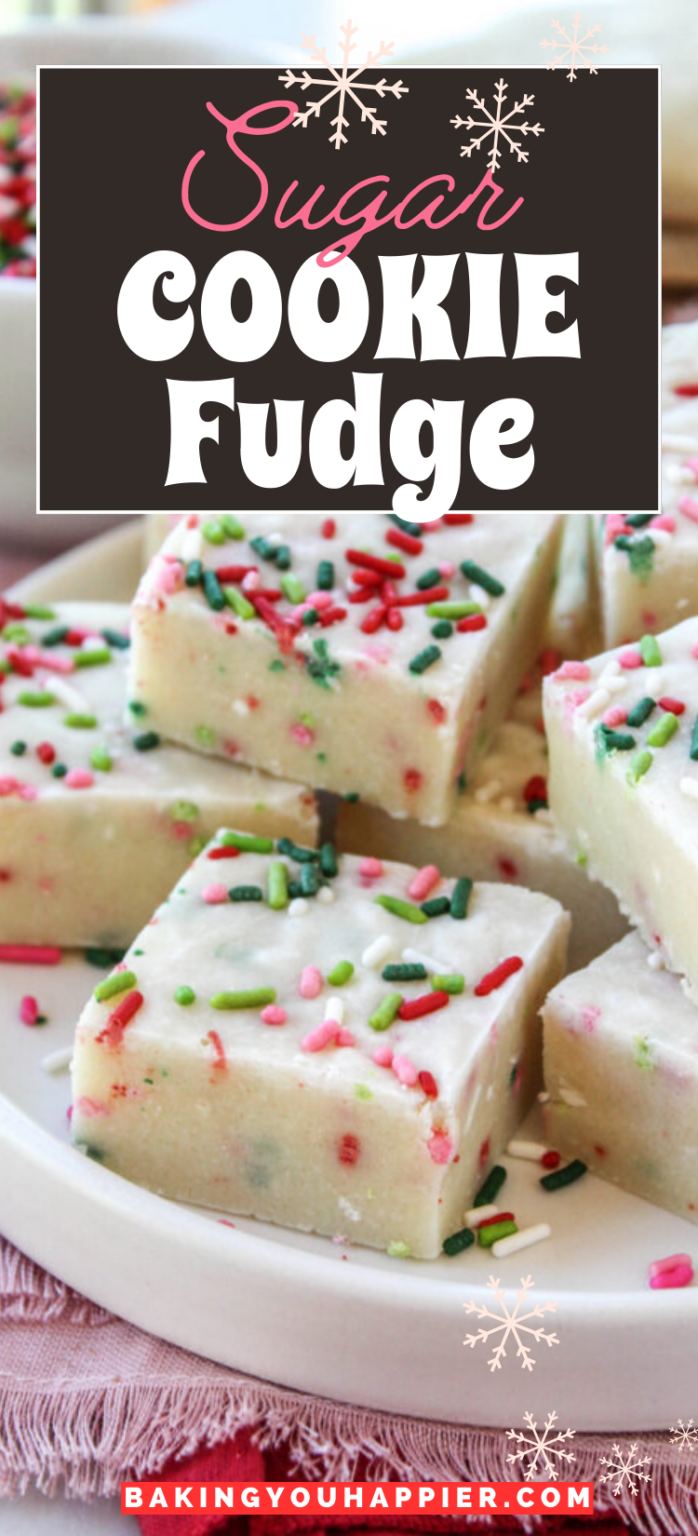 Sugar Cookie Fudge | Baking You Happier