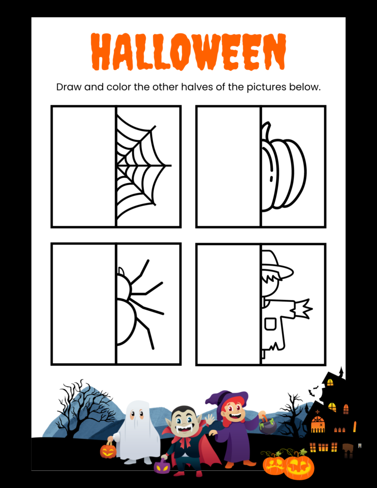 Free Printable Halloween Activity Sheets | Baking You Happier