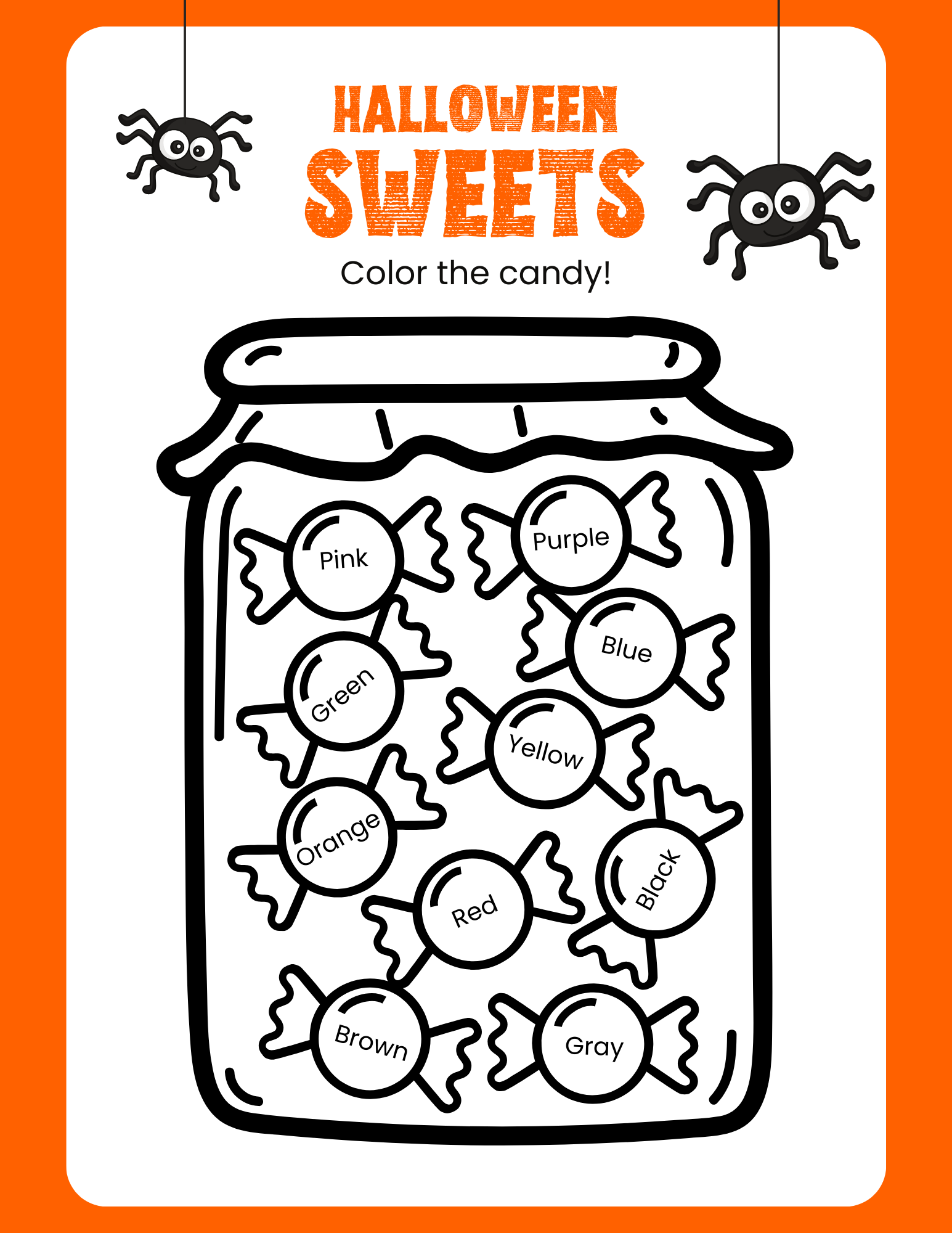 Free Printable Halloween Activity Sheets | Baking You Happier