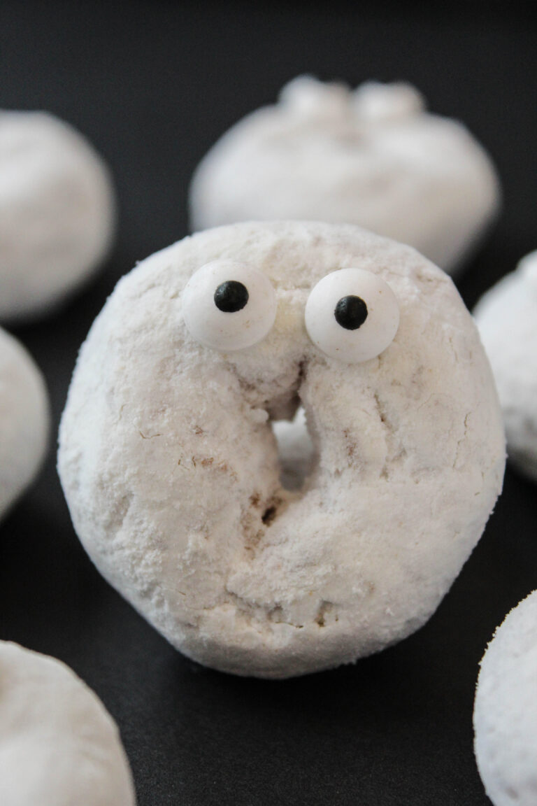 Halloween Ghost Donuts - Baking You Happier