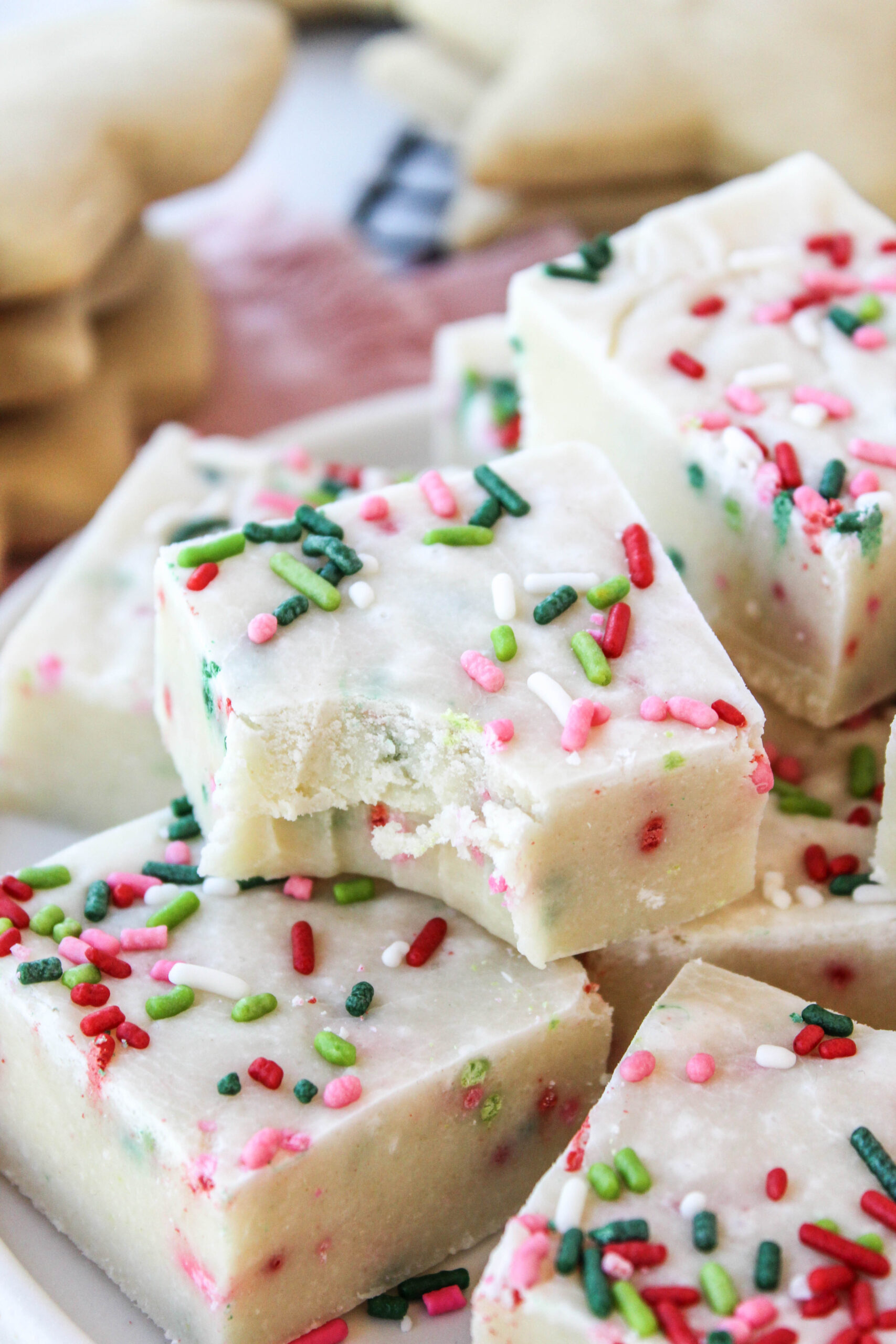 Sugar Cookie Fudge | Baking You Happier